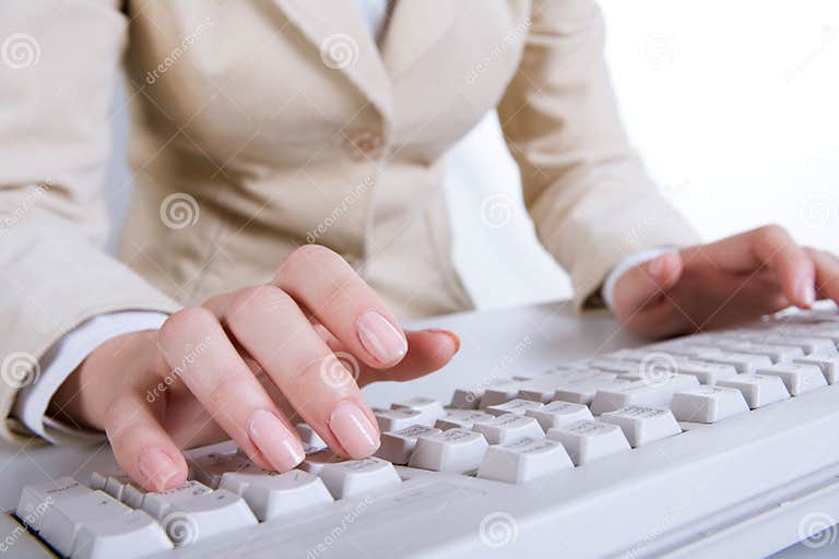 Hands over keyboard stock image. Image of device, internet - 5936415