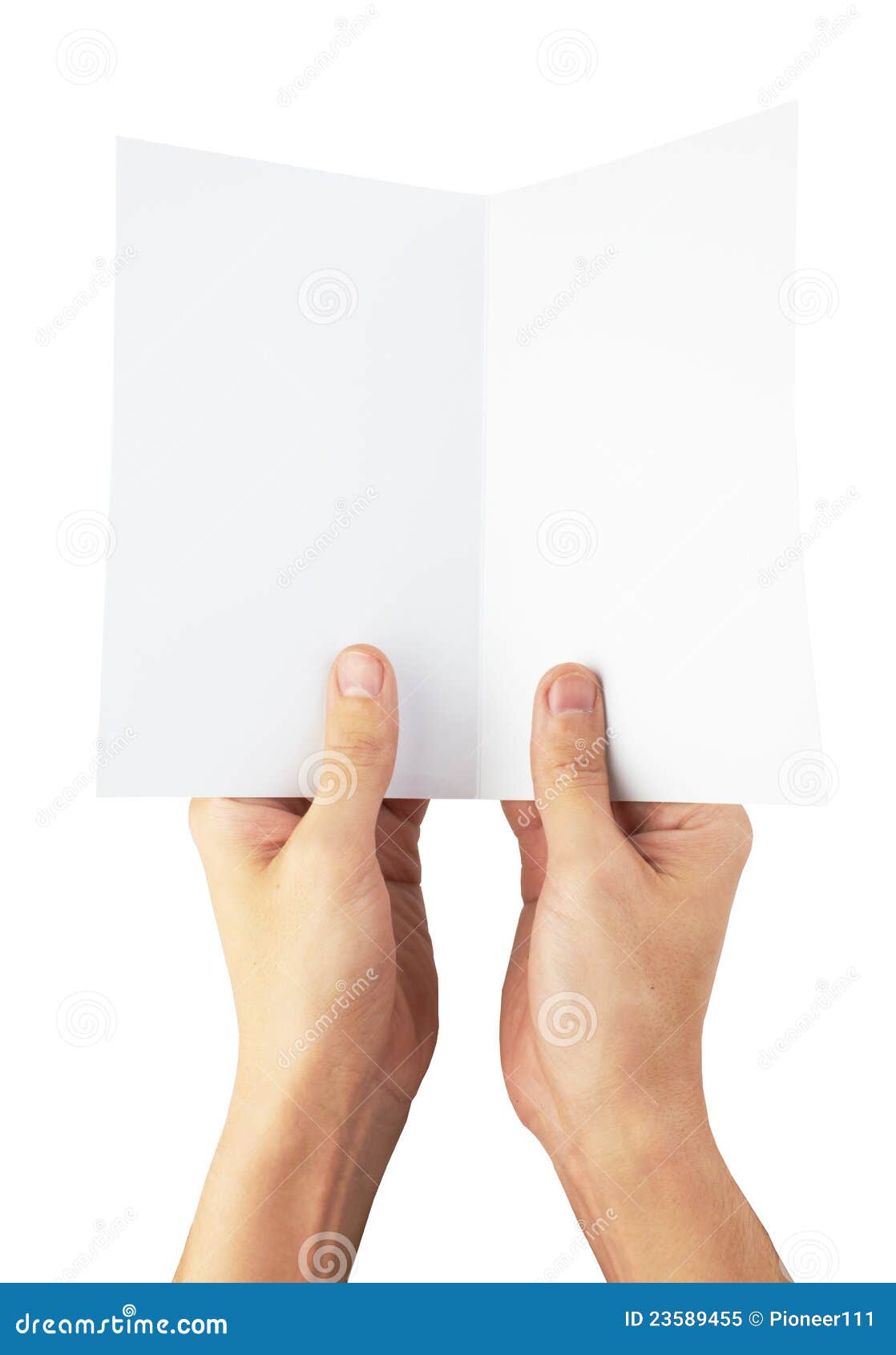 Hands with paper stock image. Image of message, sign - 23589455