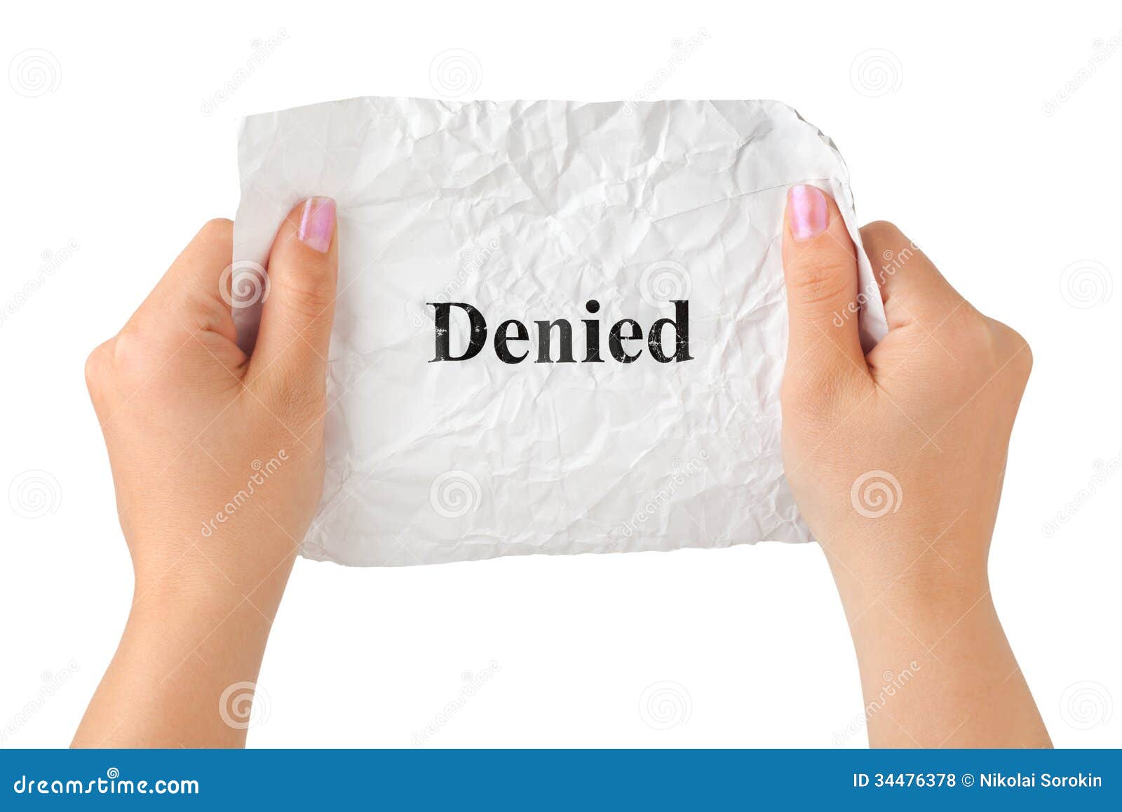 Hands and paper Denied stock photo. Image of despair - 34476378 Hands and paper Denied stock photo. Image of despair - 34476378