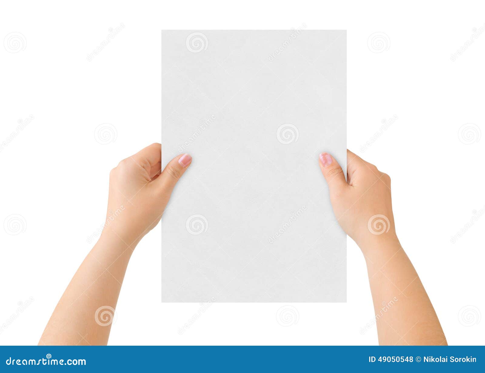 Hands and paper stock photo. Image of businessman, cardboard - 49050548