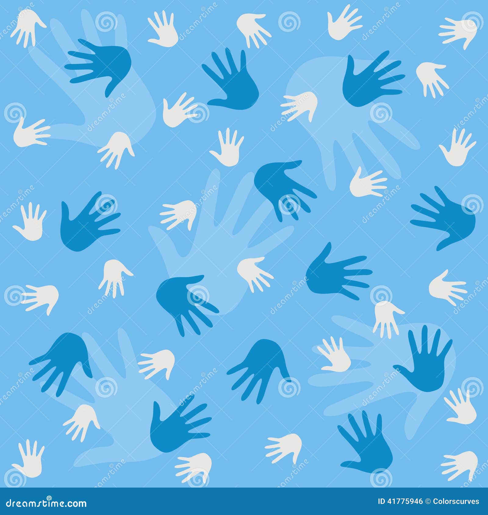 Hands Pattern Royalty-Free Stock Photo | CartoonDealer.com #53550123