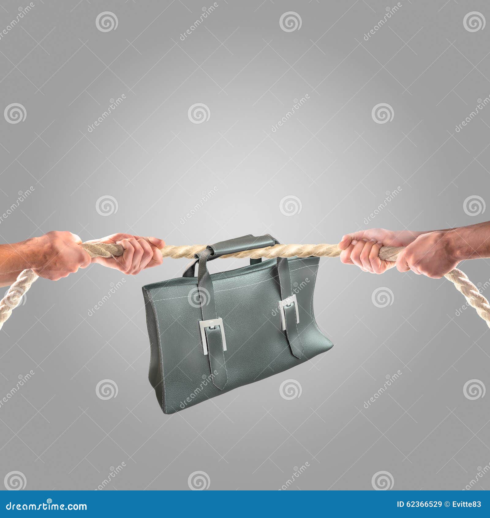 Hands of People Pulling the Rope on a Gray Background. Competition ...