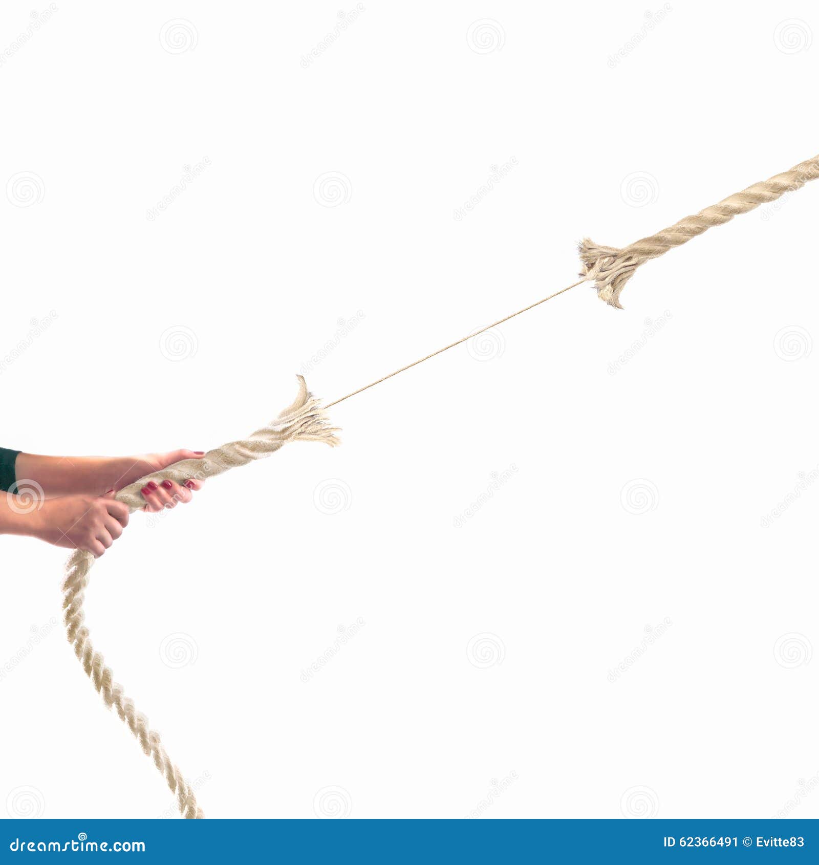 Hands of People Pulling the Rope on White Background. Competition ...