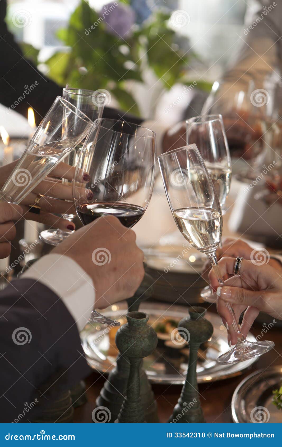 Hands of people toasting stock photo. Image of alcohol - 33542310