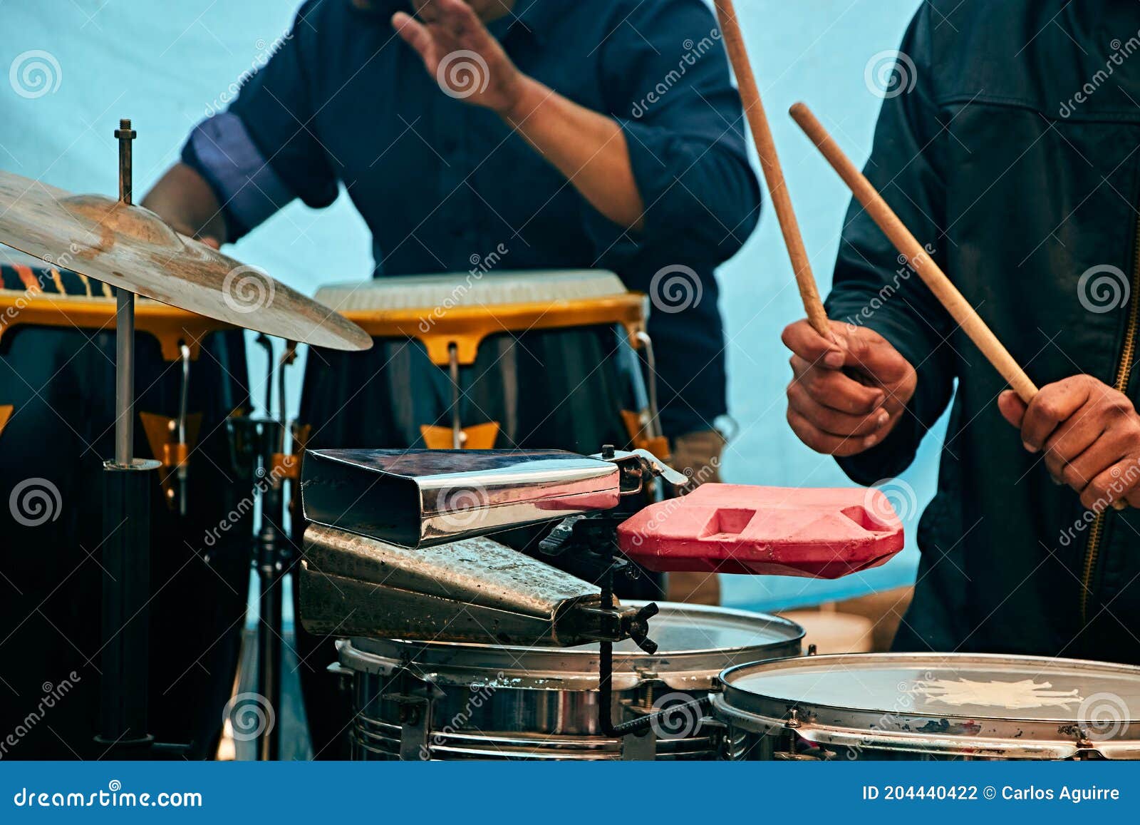 Hands and the Percussion Section at a Symphonic Concert Stock Photo ...