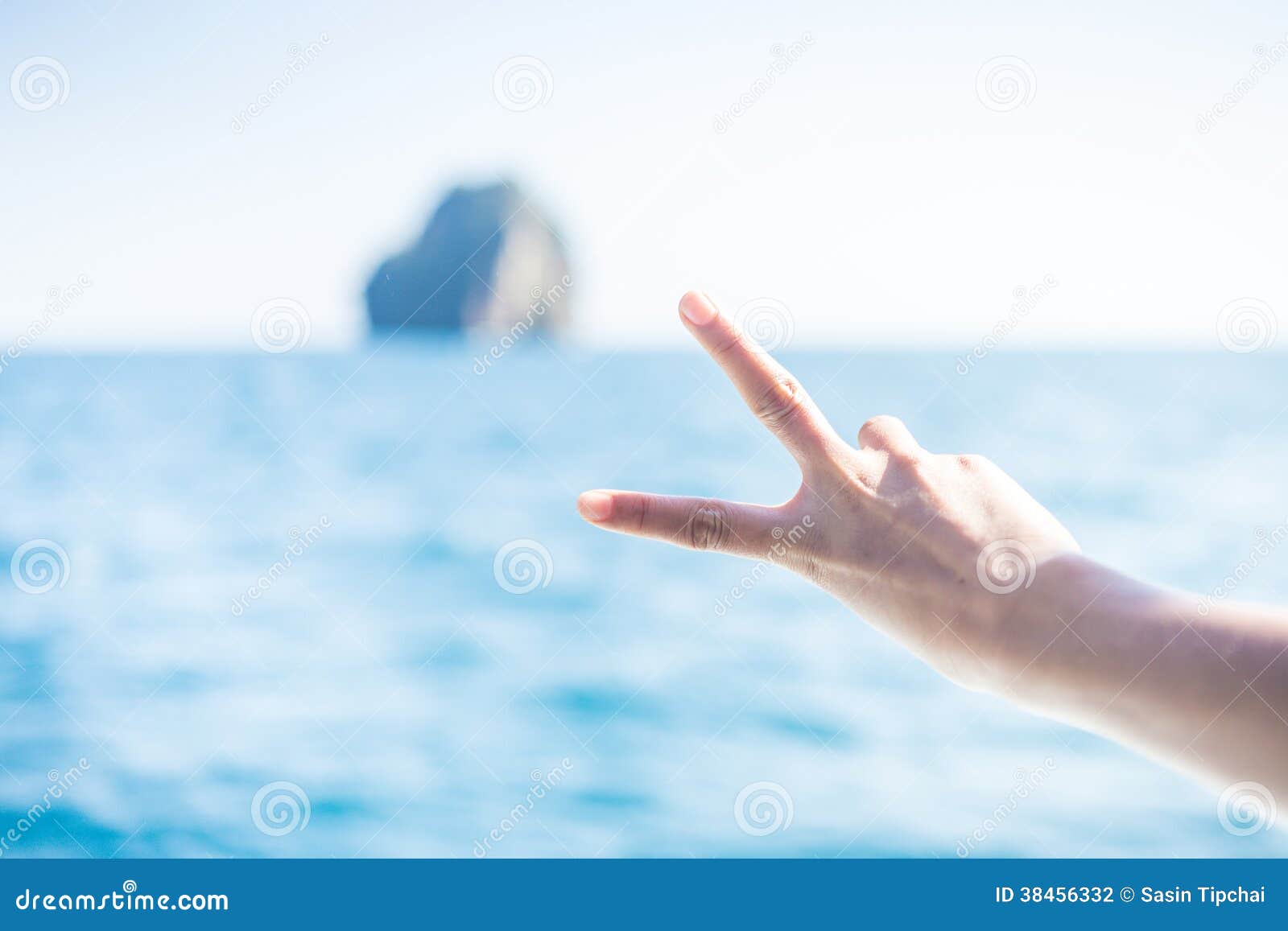 Hands at perfect beach stock photo. Image of approve - 38456332