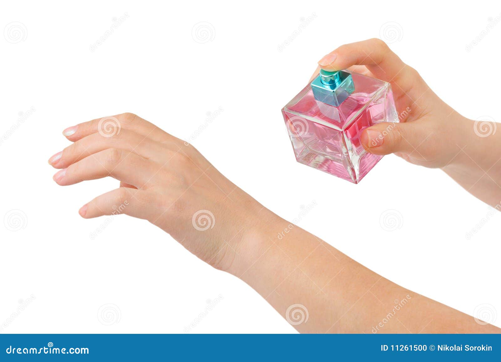 Hands and perfume stock photo. Image of human, cologne - 11261500