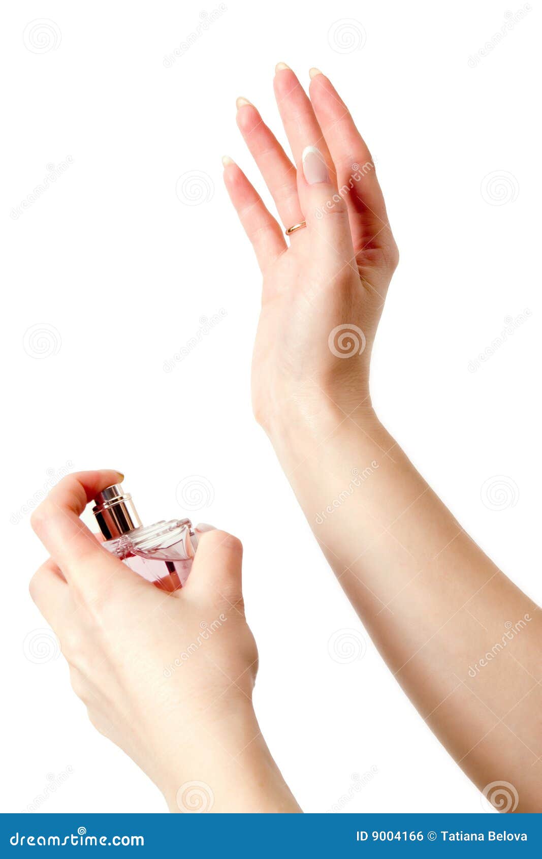 Hands with perfume bottle stock photo. Image of fragrant - 9004166