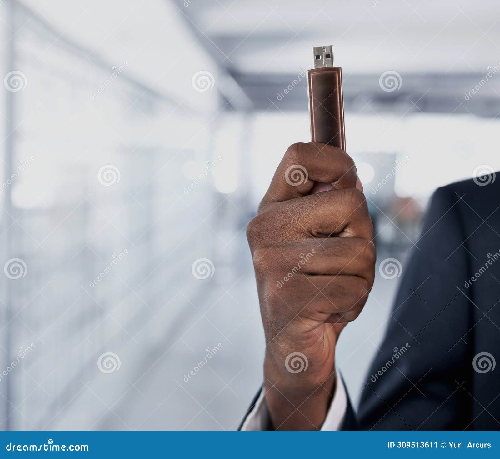 Hands, Person and Usb Stick Technology for Data Transfer, Storage and ...