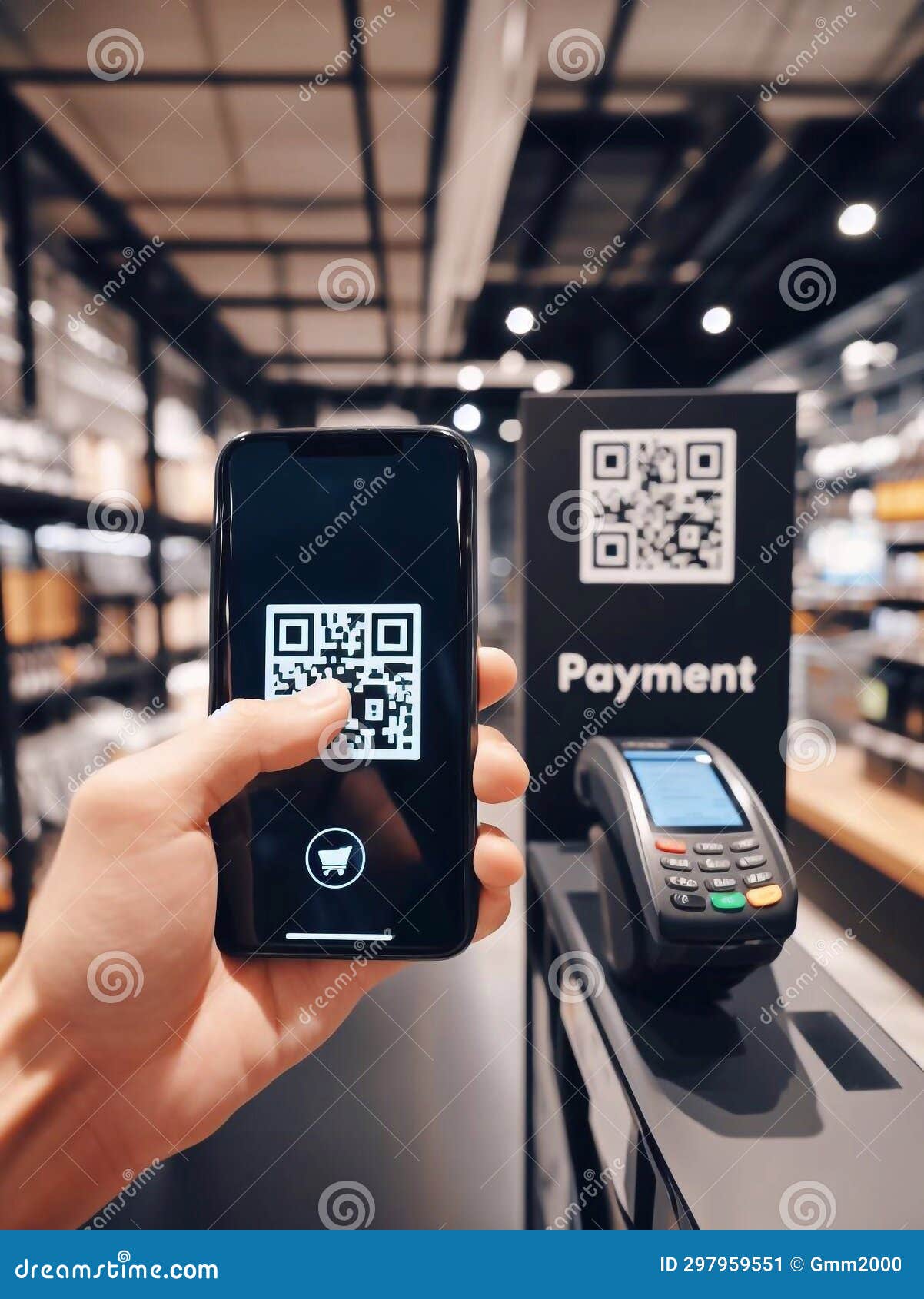 Hands and Phone Close-up, Scanning QR Code on Mobile Phone, Paying in ...