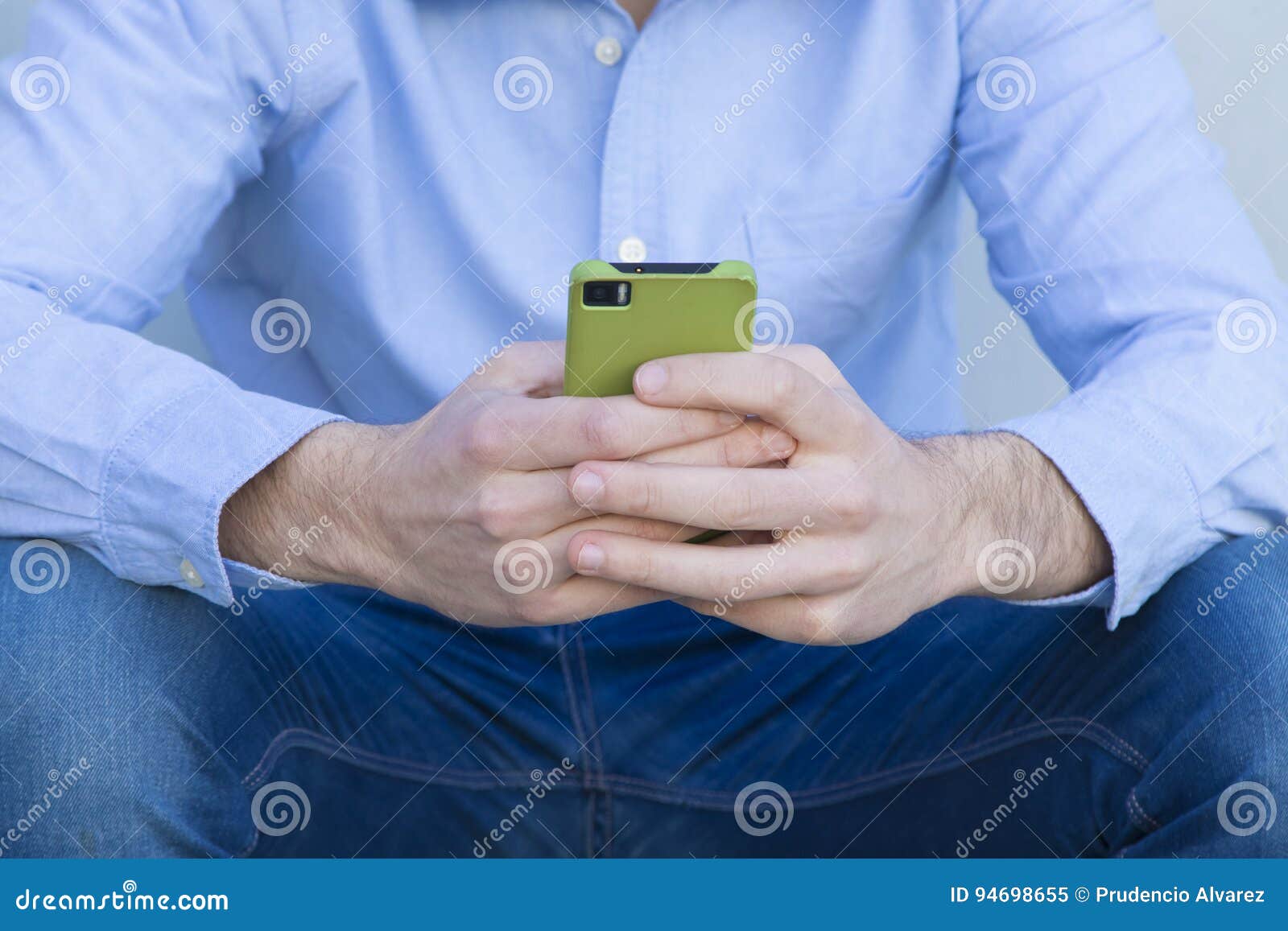Hands the phone mobile stock image. Image of global, communications ...