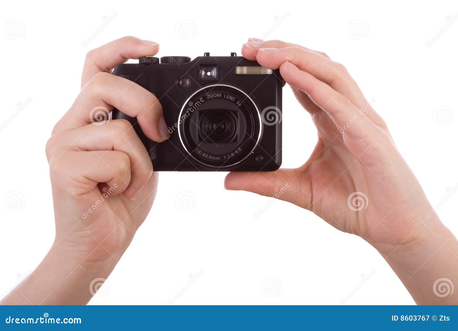 Hands Photographic with a Digital Camera Stock Image - Image of view ...