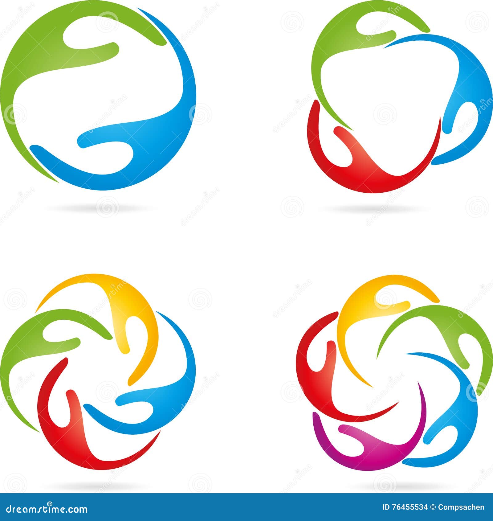 Two Hands, Physiotherapy, Occupational Therapy, Logo Cartoon Vector ...