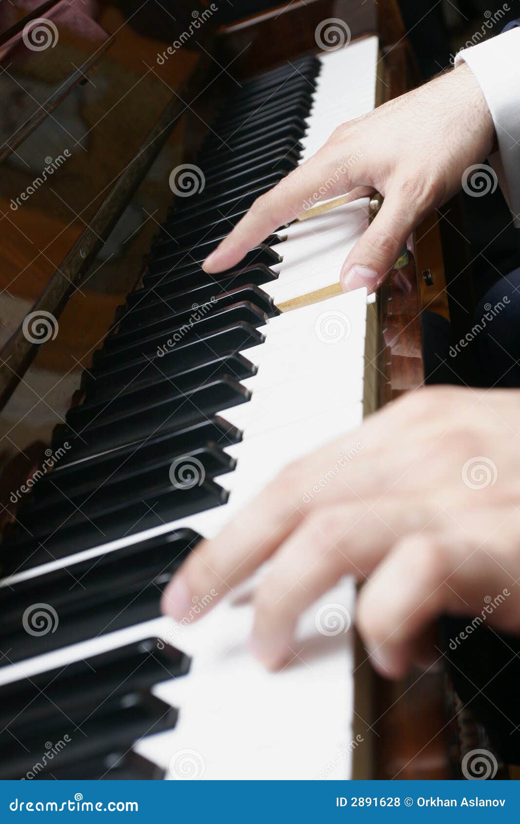 Hands of a piano stock photo. Image of instrumental, instrument - 2891628