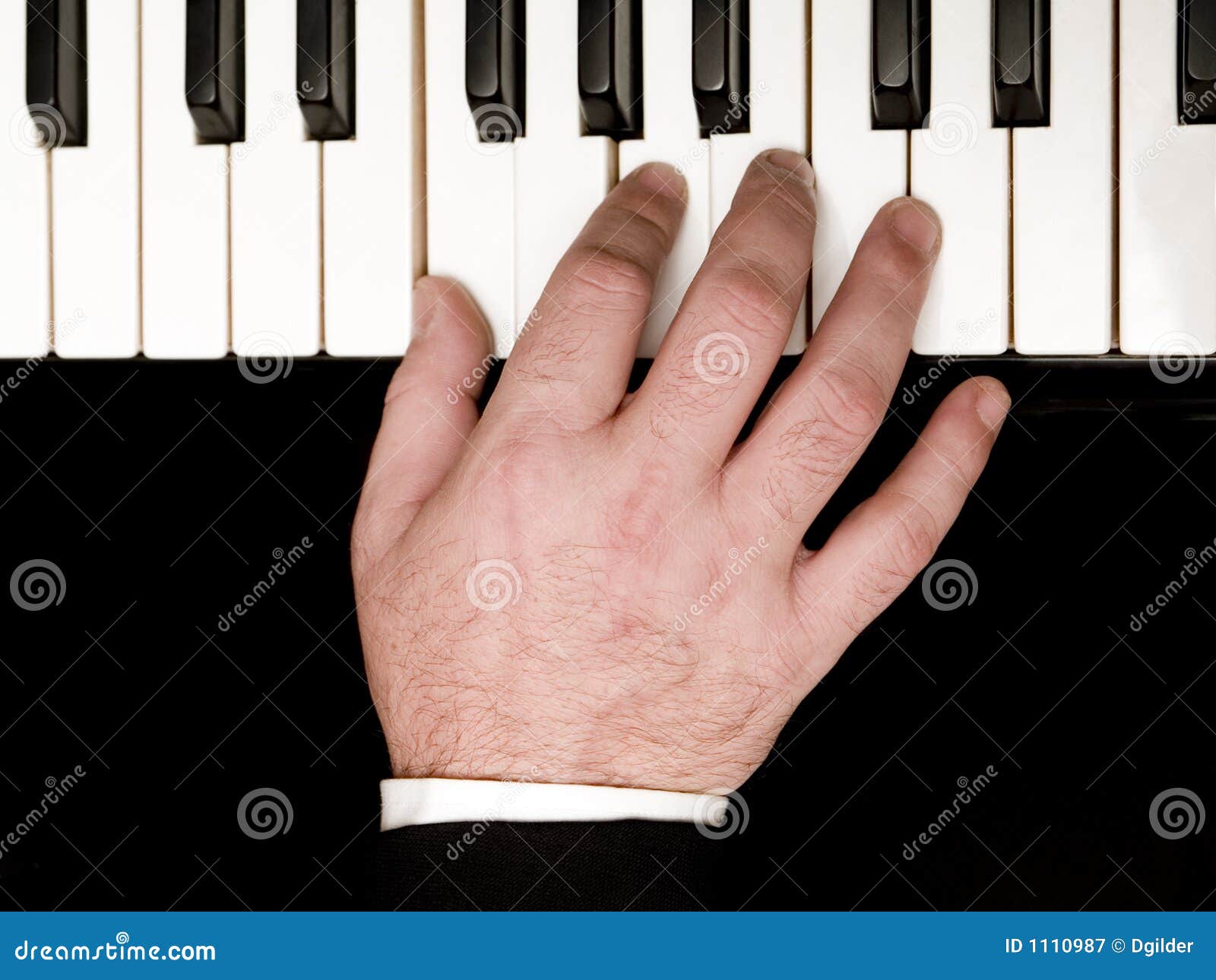Hands - piano player stock image. Image of closeup, classic - 1110987