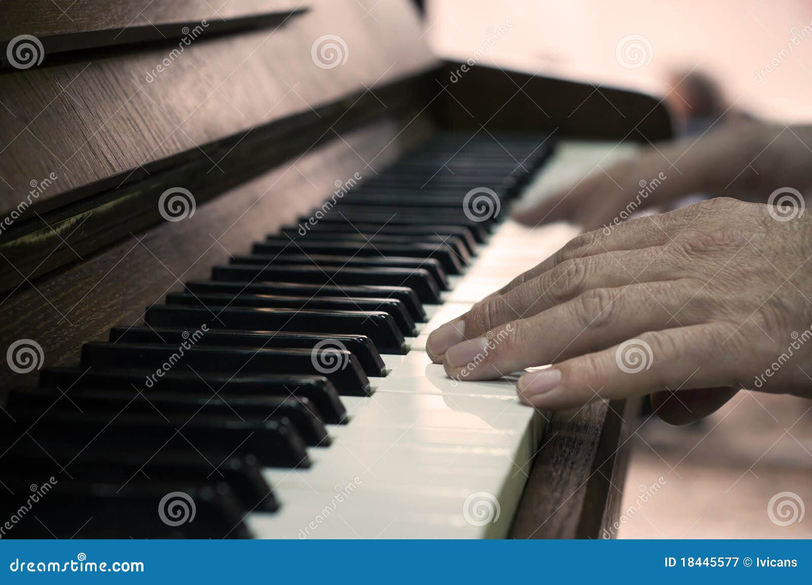 Hands and piano player stock image. Image of jazz, concert - 18445577