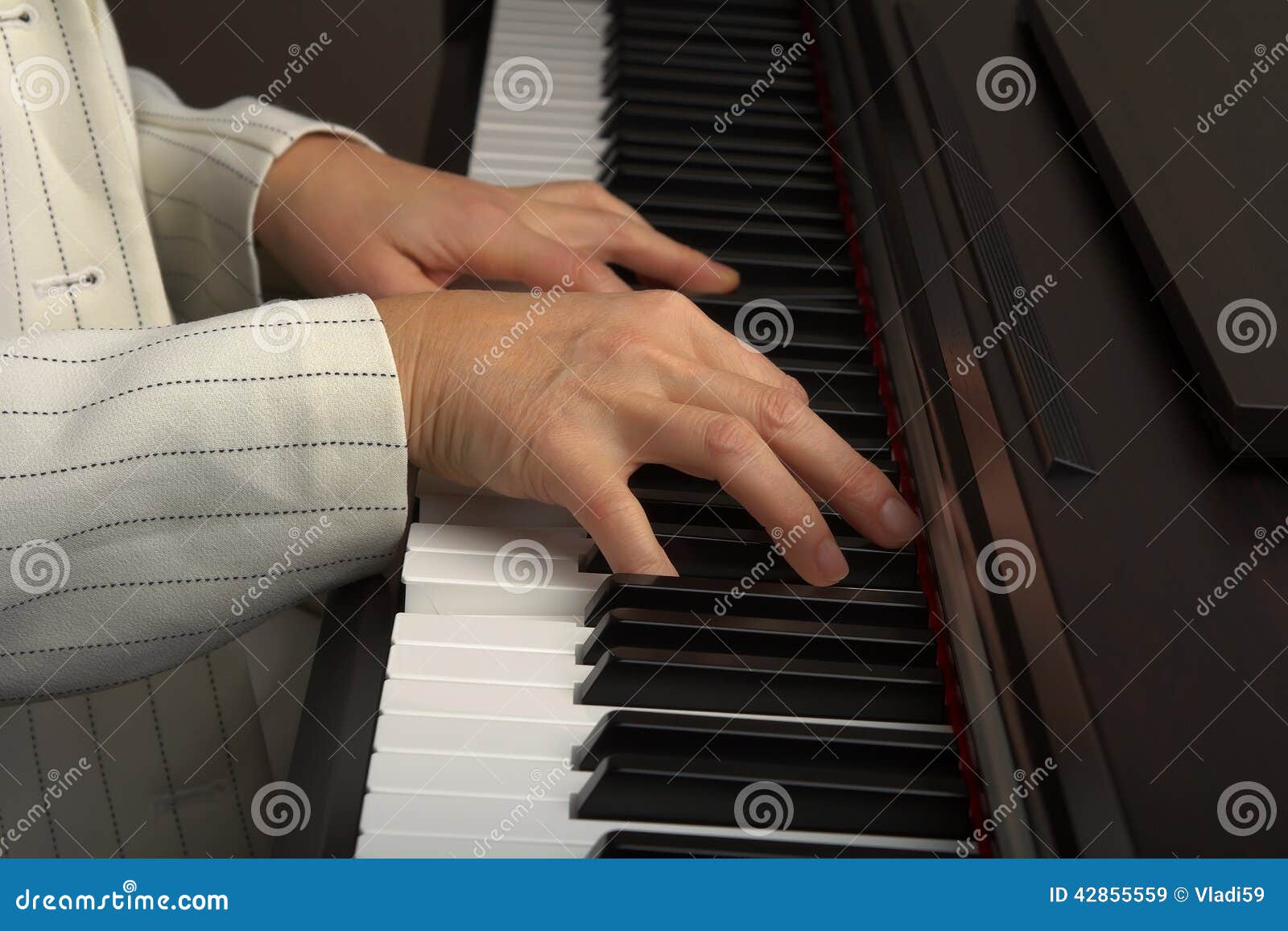 Hands and piano. stock image. Image of creativity, musician - 42855559
