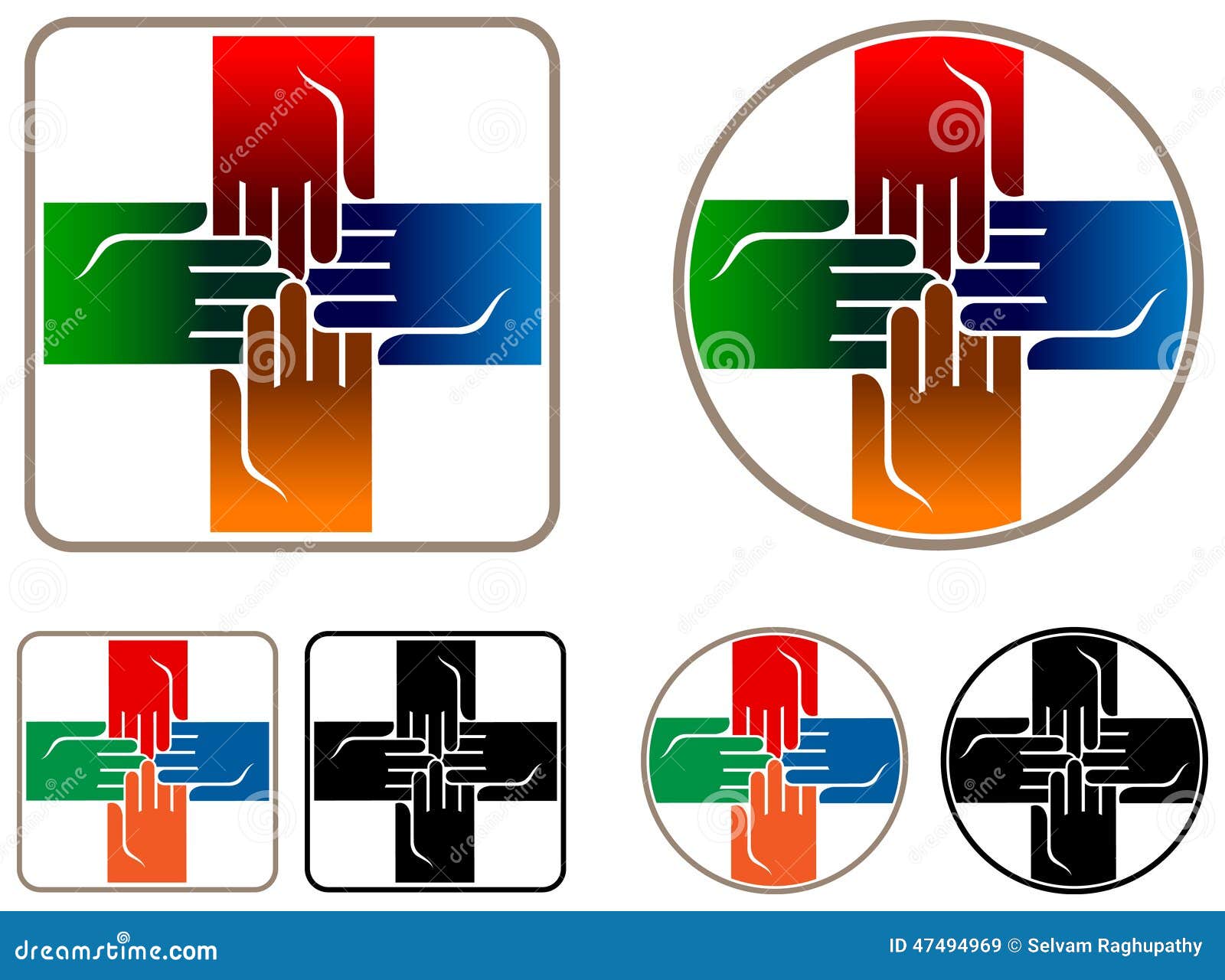 Hands plus stock vector. Illustration of clip, communication - 47494969