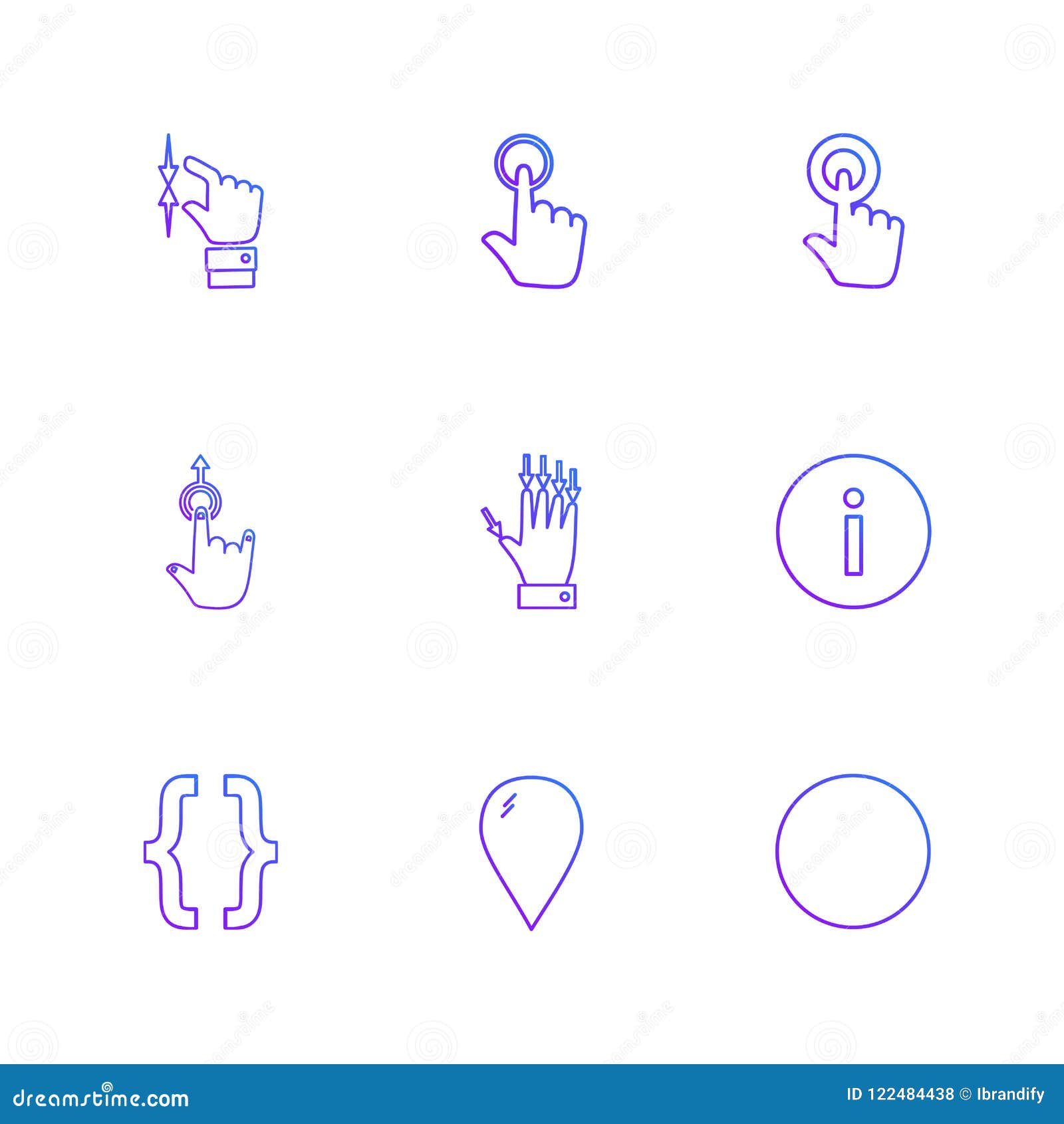 Hands , Pointer , Arrows , Directions , Eps Icons Set Vector Stock ...