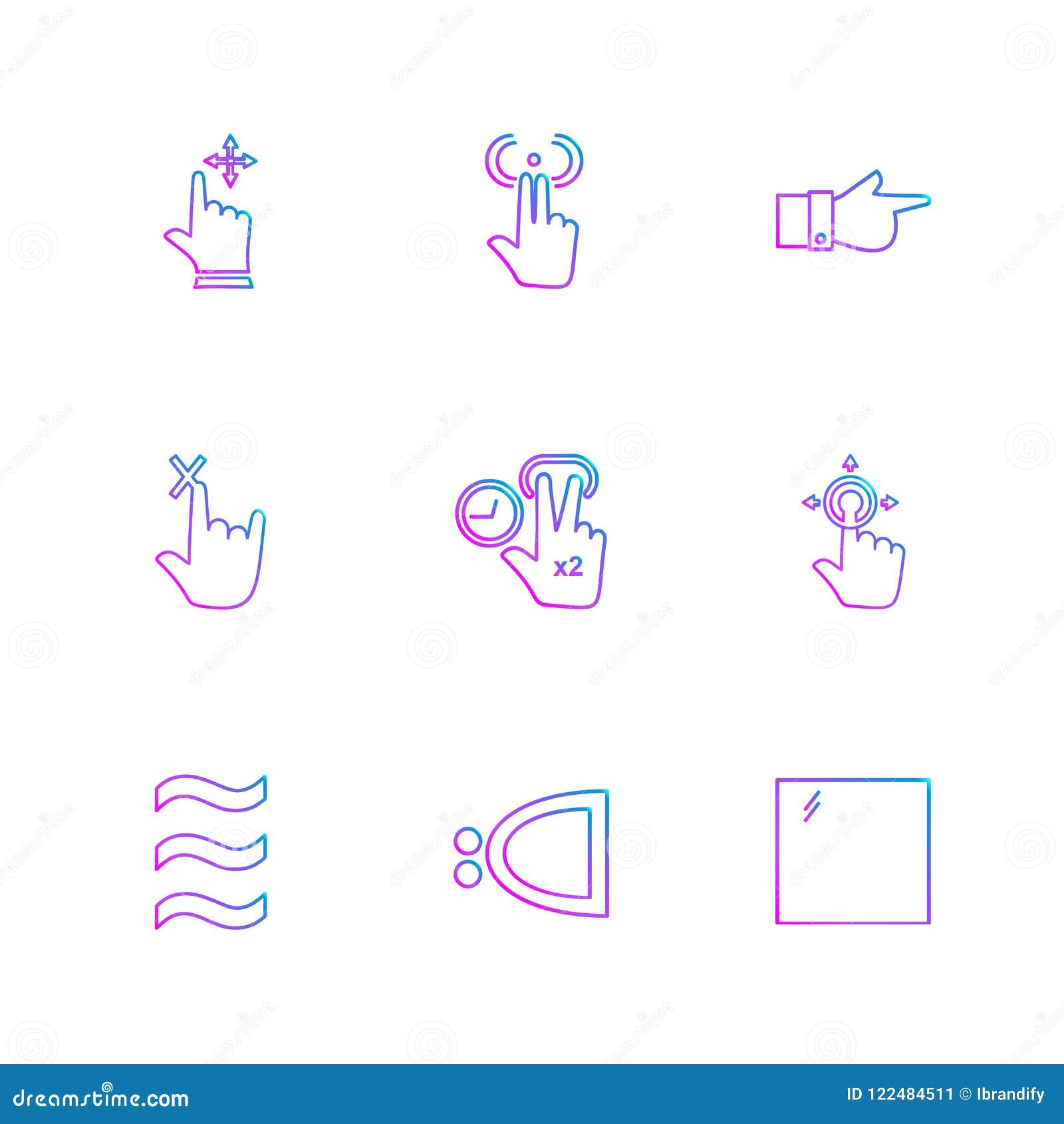Hands , Pointer , Arrows , Directions , Eps Icons Set Vector Stock ...