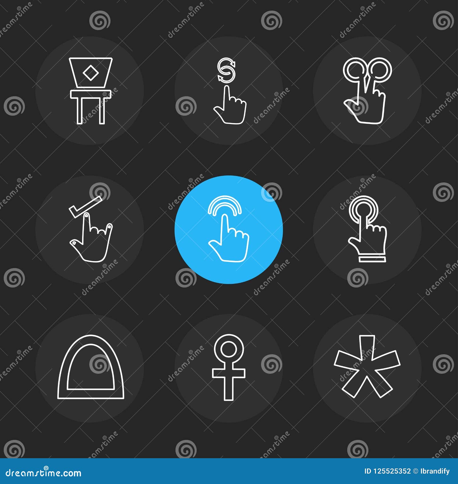 Hands , Pointer , Arrows , Directions , Eps Icons Set Vector Stock ...