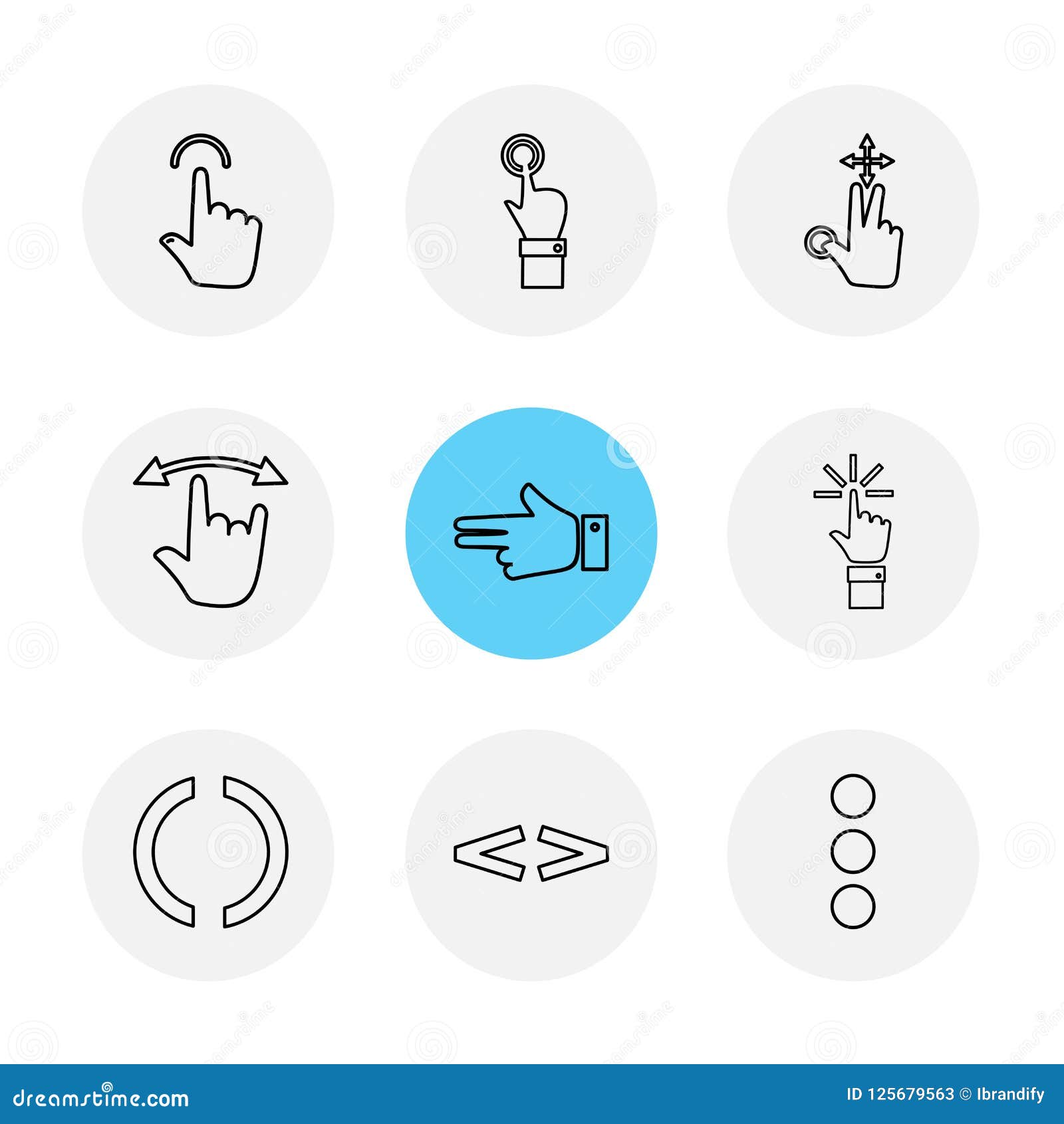 Hands , Pointer , Arrows , Directions , Eps Icons Set Vector Stock ...