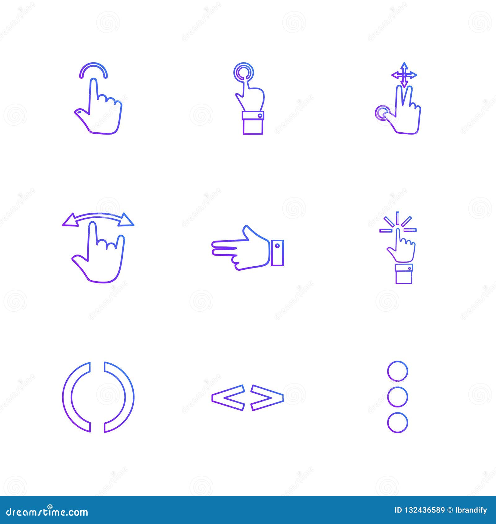 Hands , Pointer , Arrows , Directions , Eps Icons Set Vector Stock ...