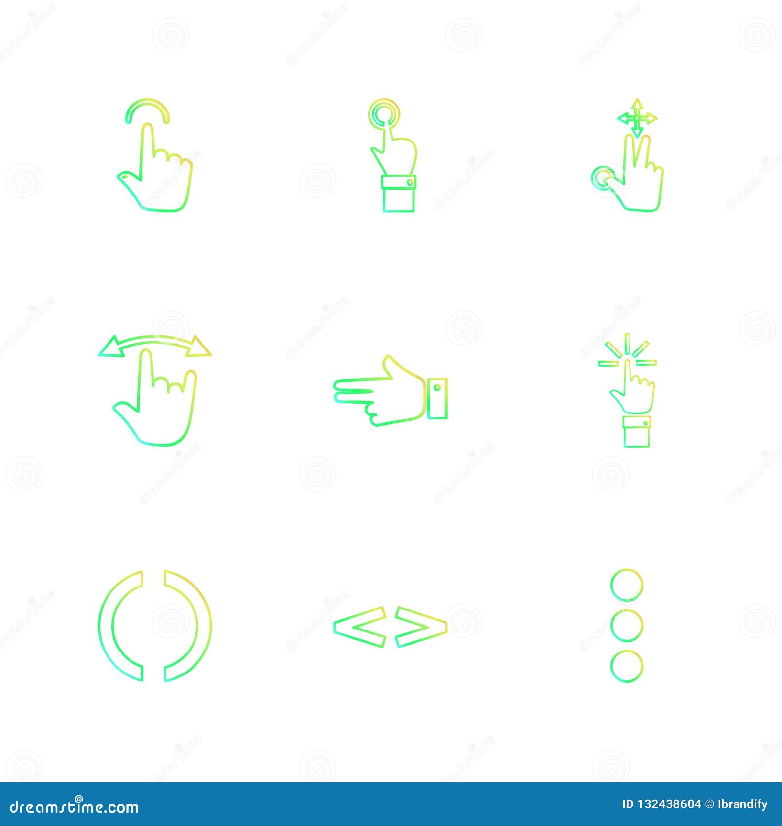 Hands , Pointer , Arrows , Directions , Eps Icons Set Vector Stock ...