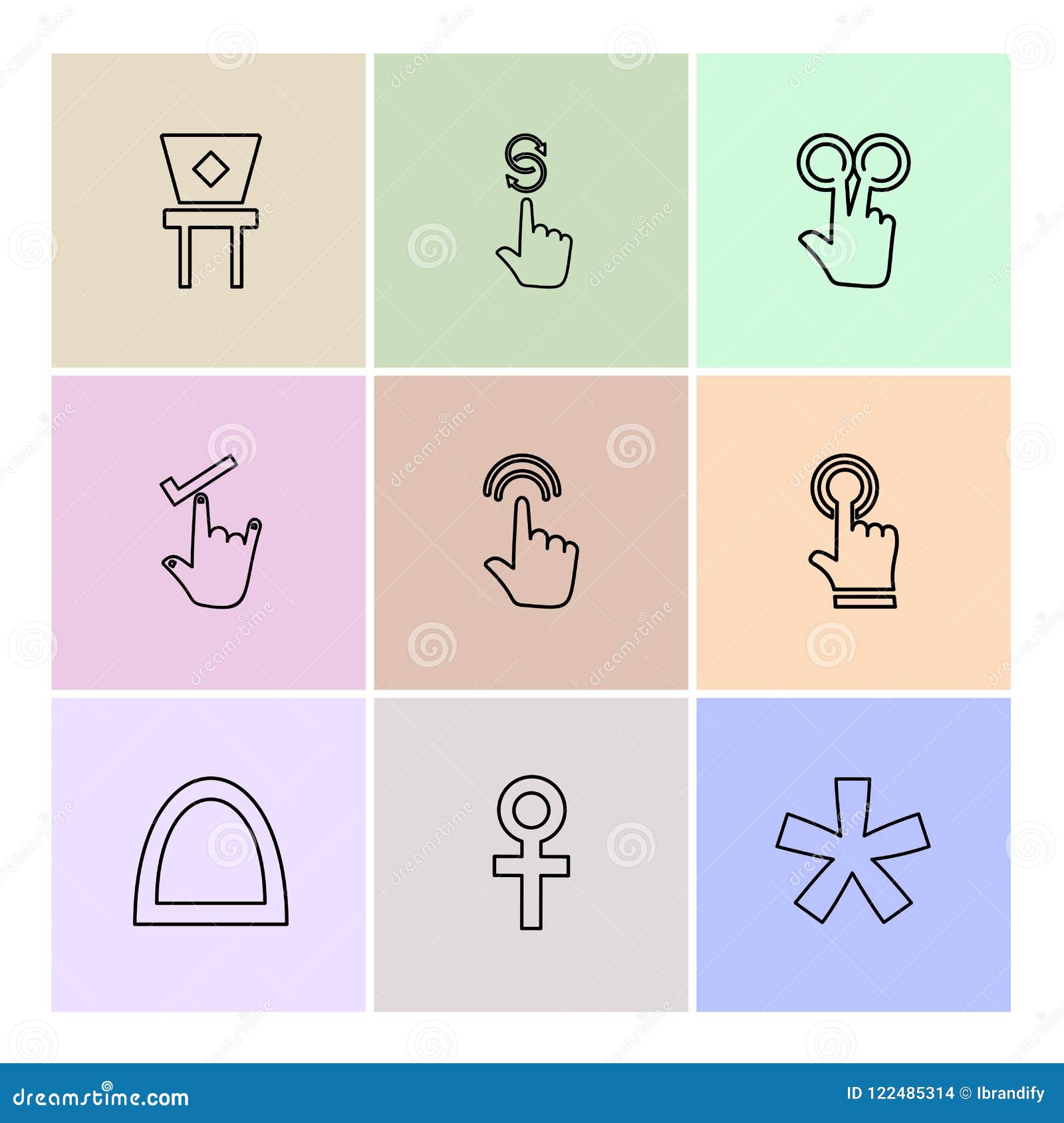Hands , Pointer , Arrows , Directions , Eps Icons Set Vector Stock ...