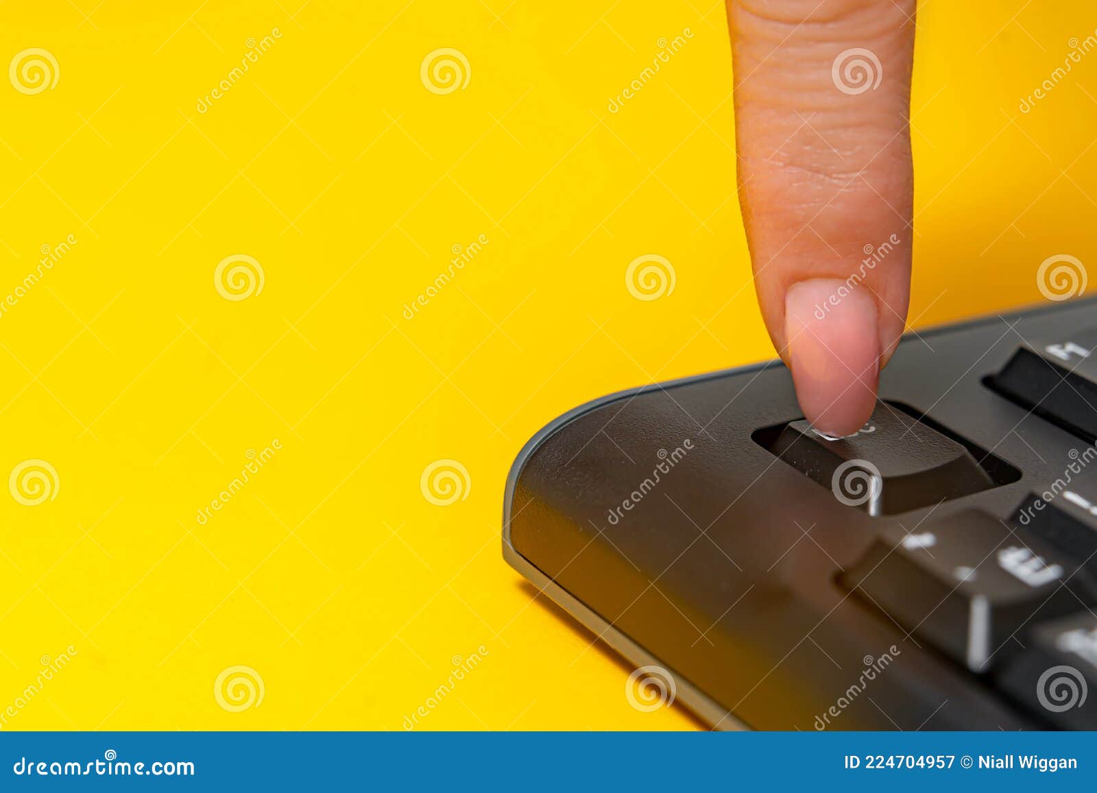 Hands Pointing Pressing Computer Keyboard Keys Typewriting New Ideas ...