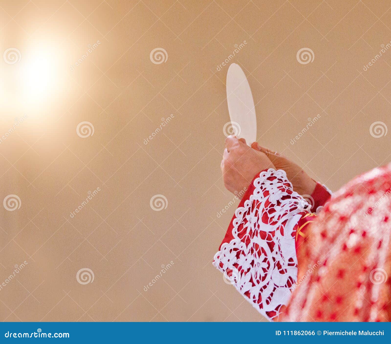 Hands Of The Pope Celebrated The Eucharist Royalty-Free Stock Photo ...