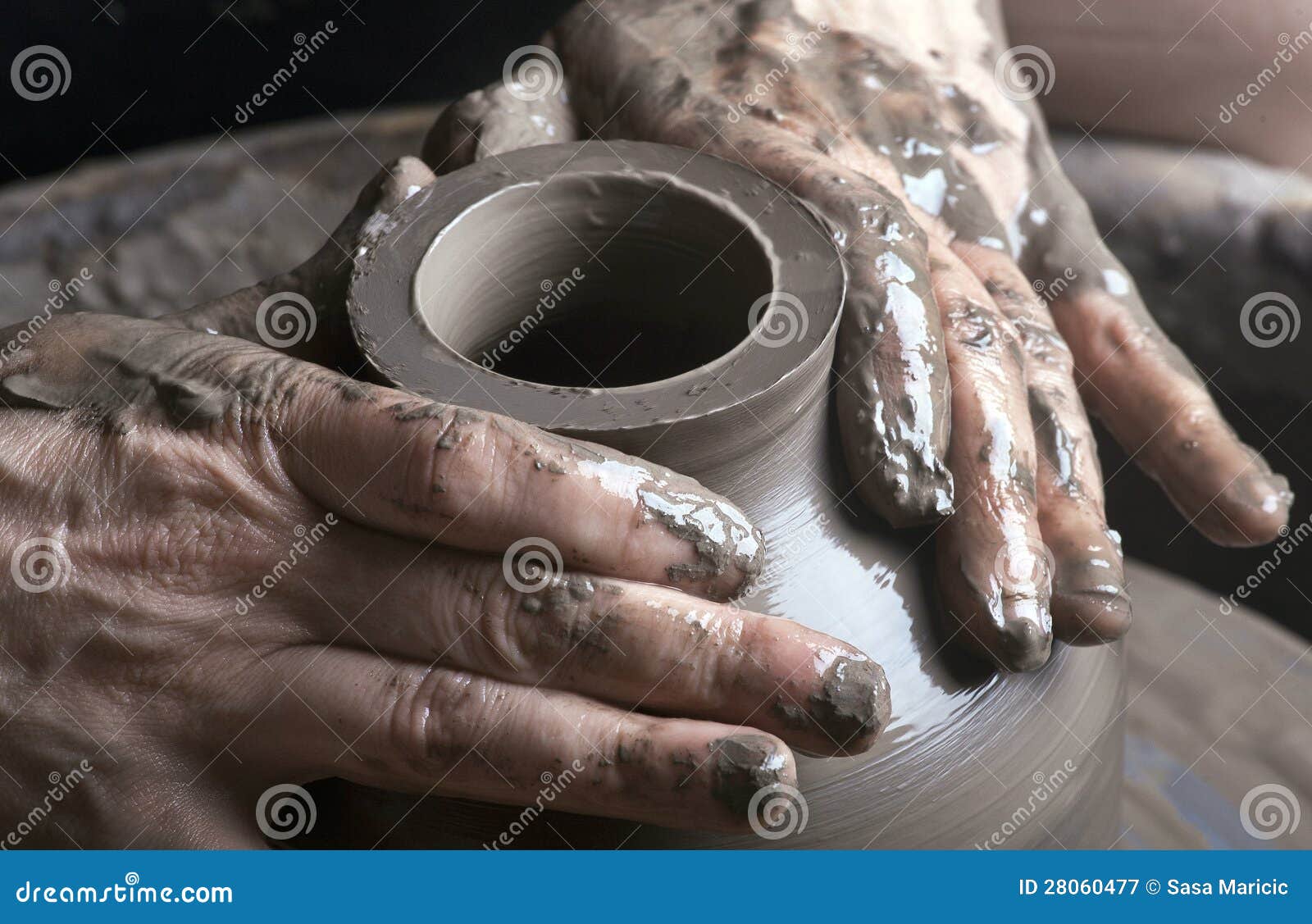 Hands of a potter stock image. Image of handicraft, artisan - 28060477