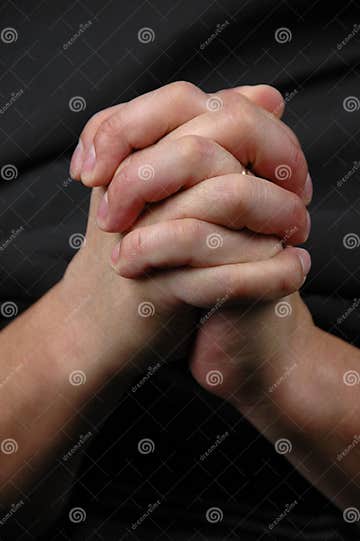 Hands in prayer stock image. Image of fingers, christ - 1828961