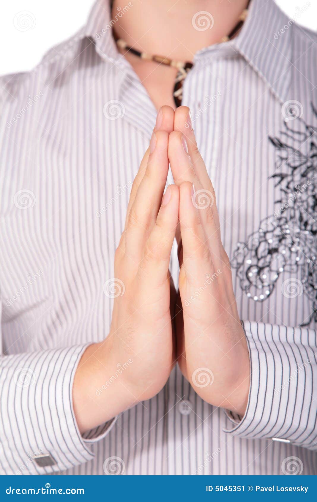 Hands in prayer stock image. Image of christian, worship - 5045351