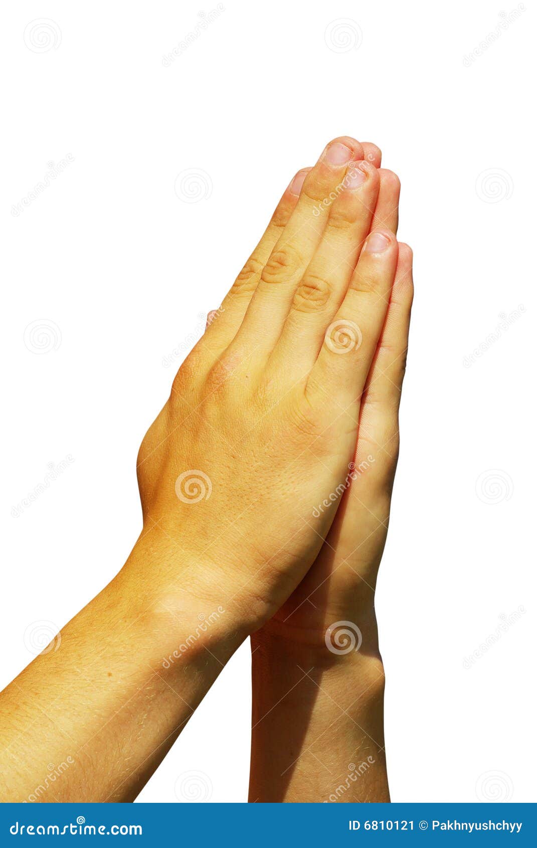 Hands in prayer stock image. Image of religion, praying - 6810121