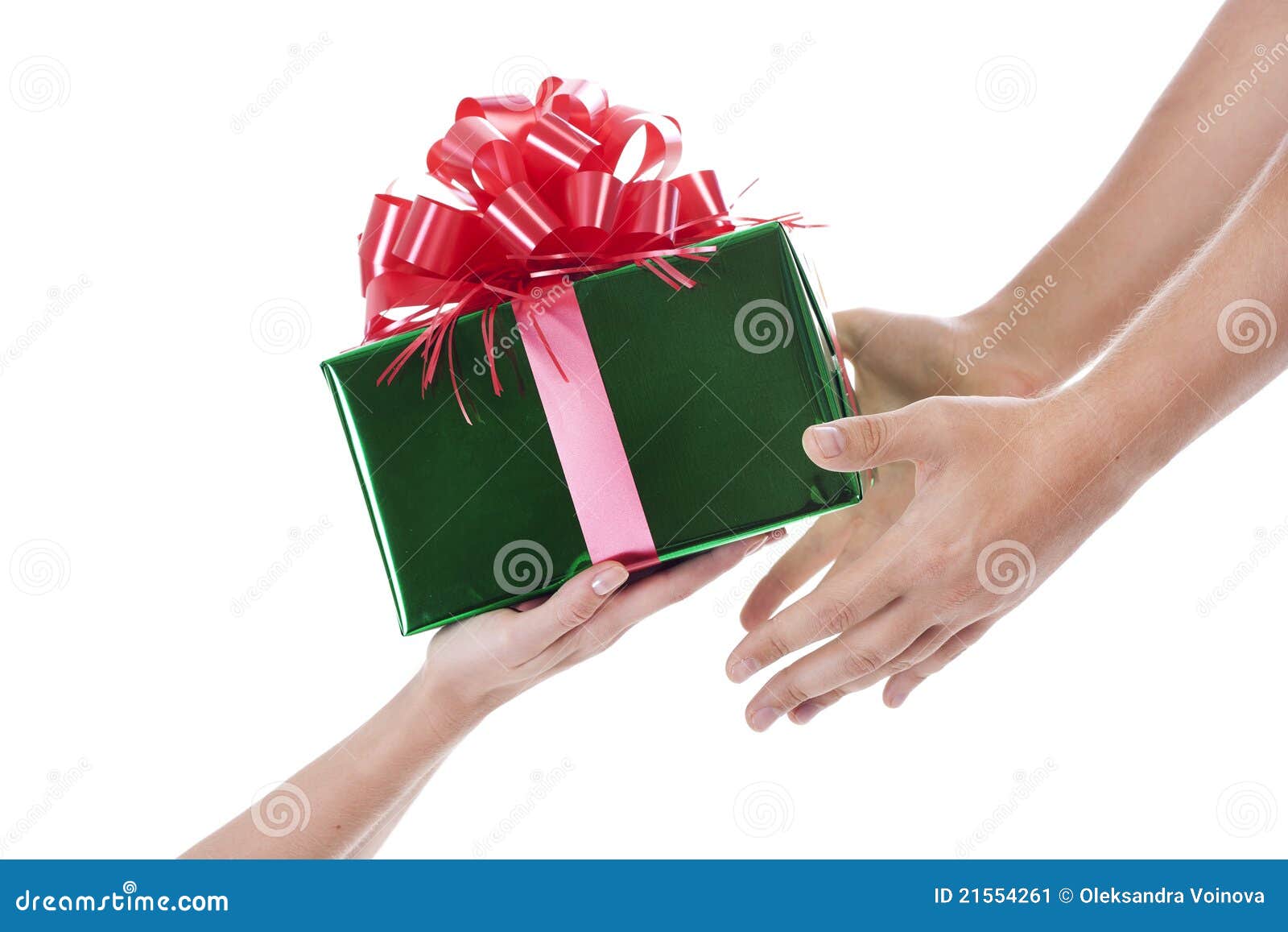 Hands with a present stock image. Image of decoration - 21554261