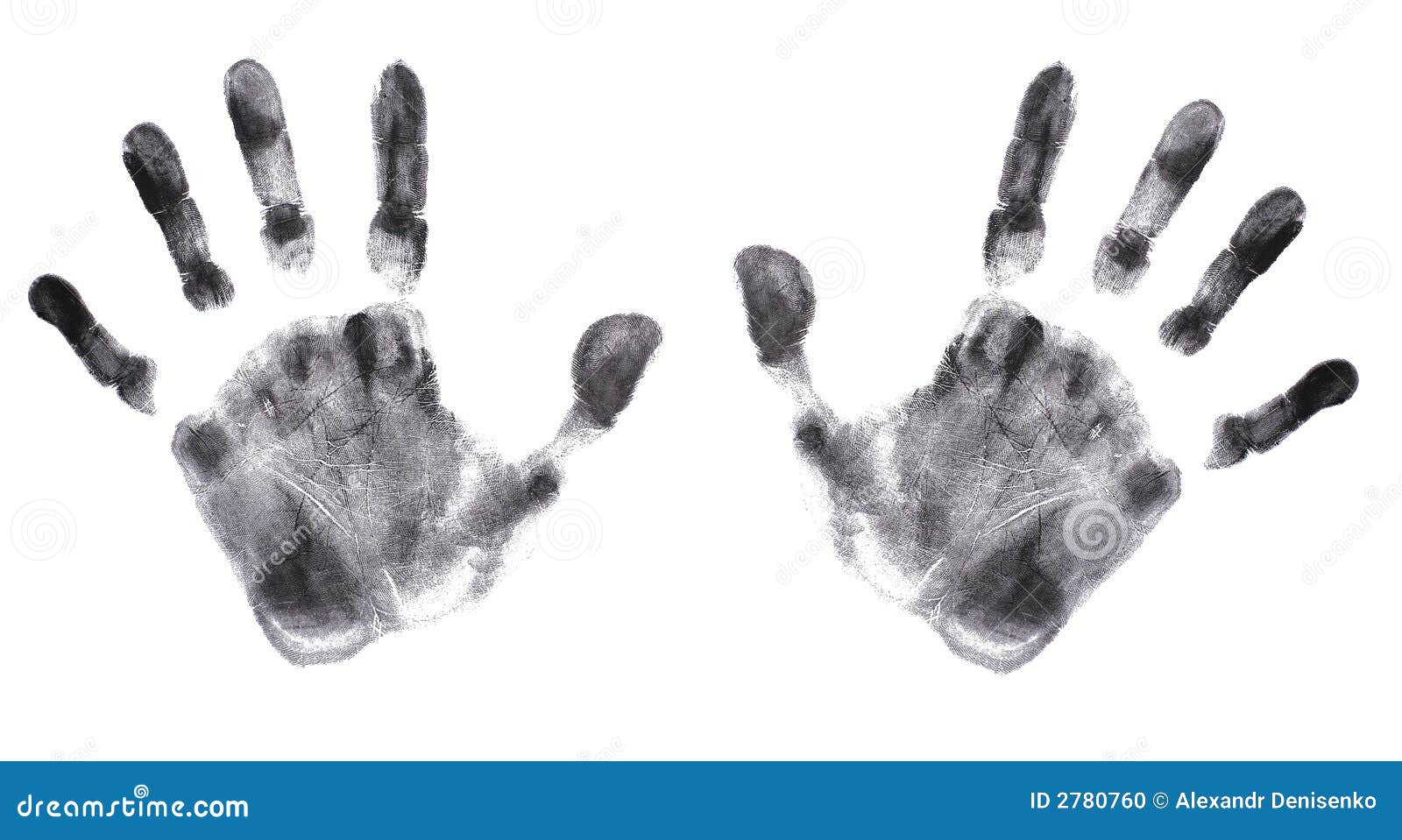Hands Print Very Detailed Stock Illustrations – 6 Hands Print Very ...
