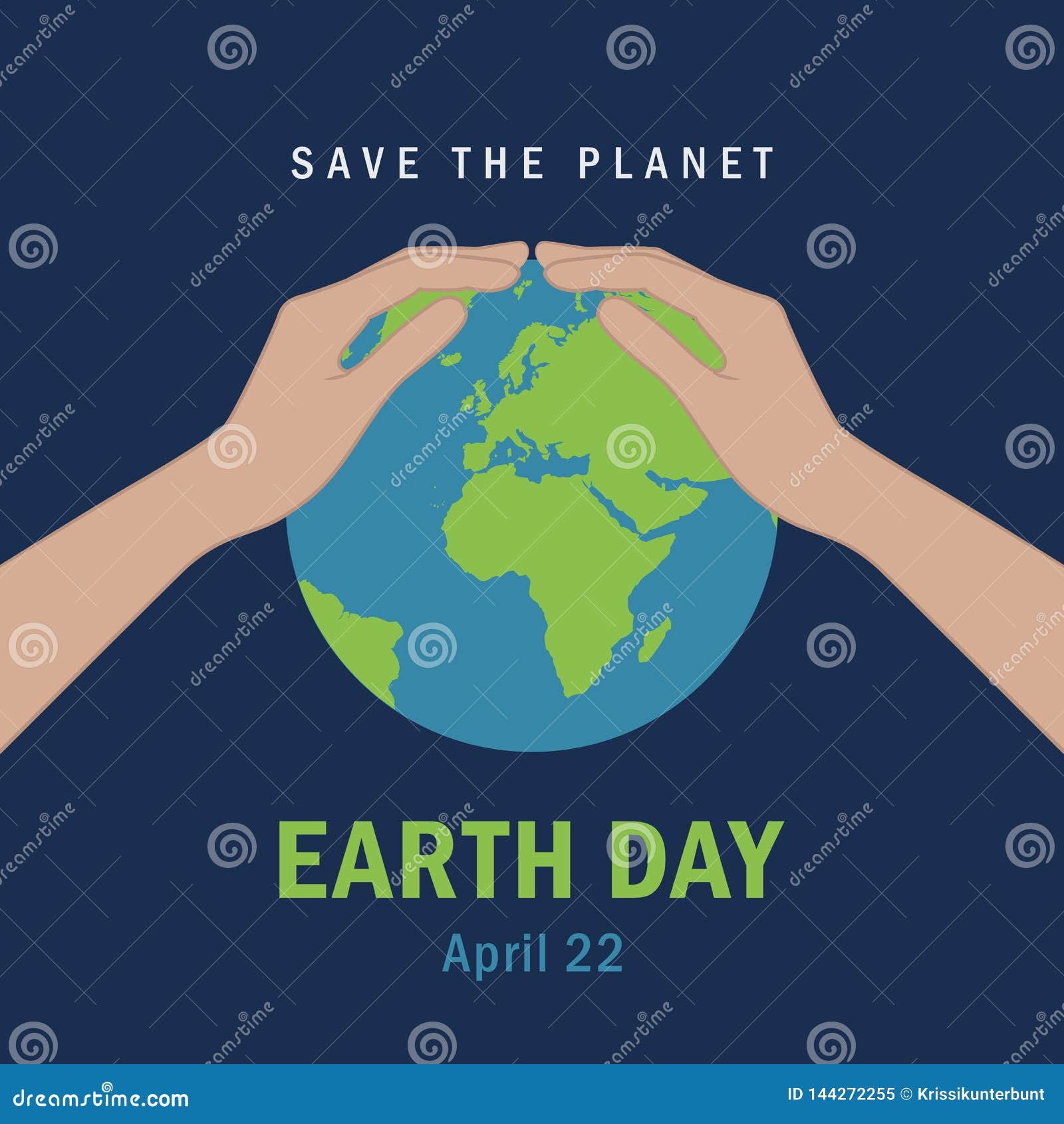 Hands Protect Earth on April 22 Earth Day Save the Planet Concept Stock ...