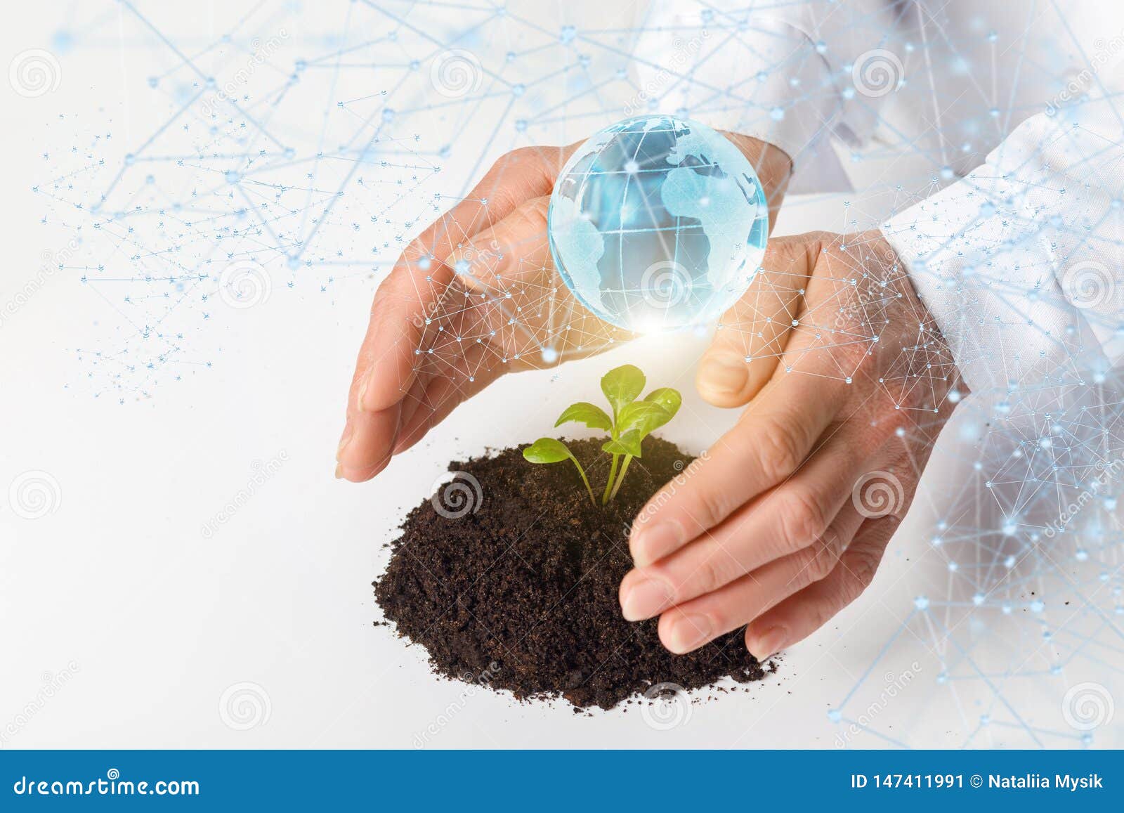 The Concept of Protecting the Environment Stock Image - Image of ...