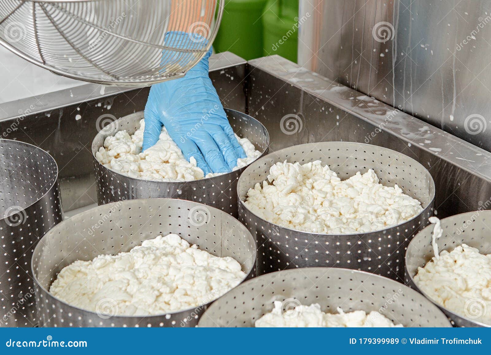 Hands Put the Cheese into Shape Stock Image - Image of maker, food ...