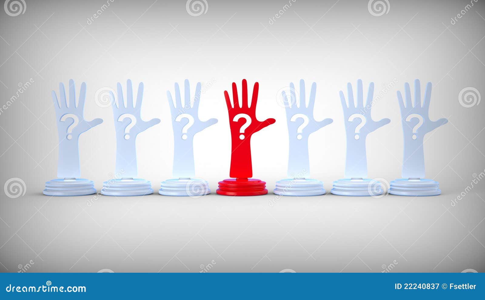 Hands With Question Mark. Stock Image | CartoonDealer.com #22240837