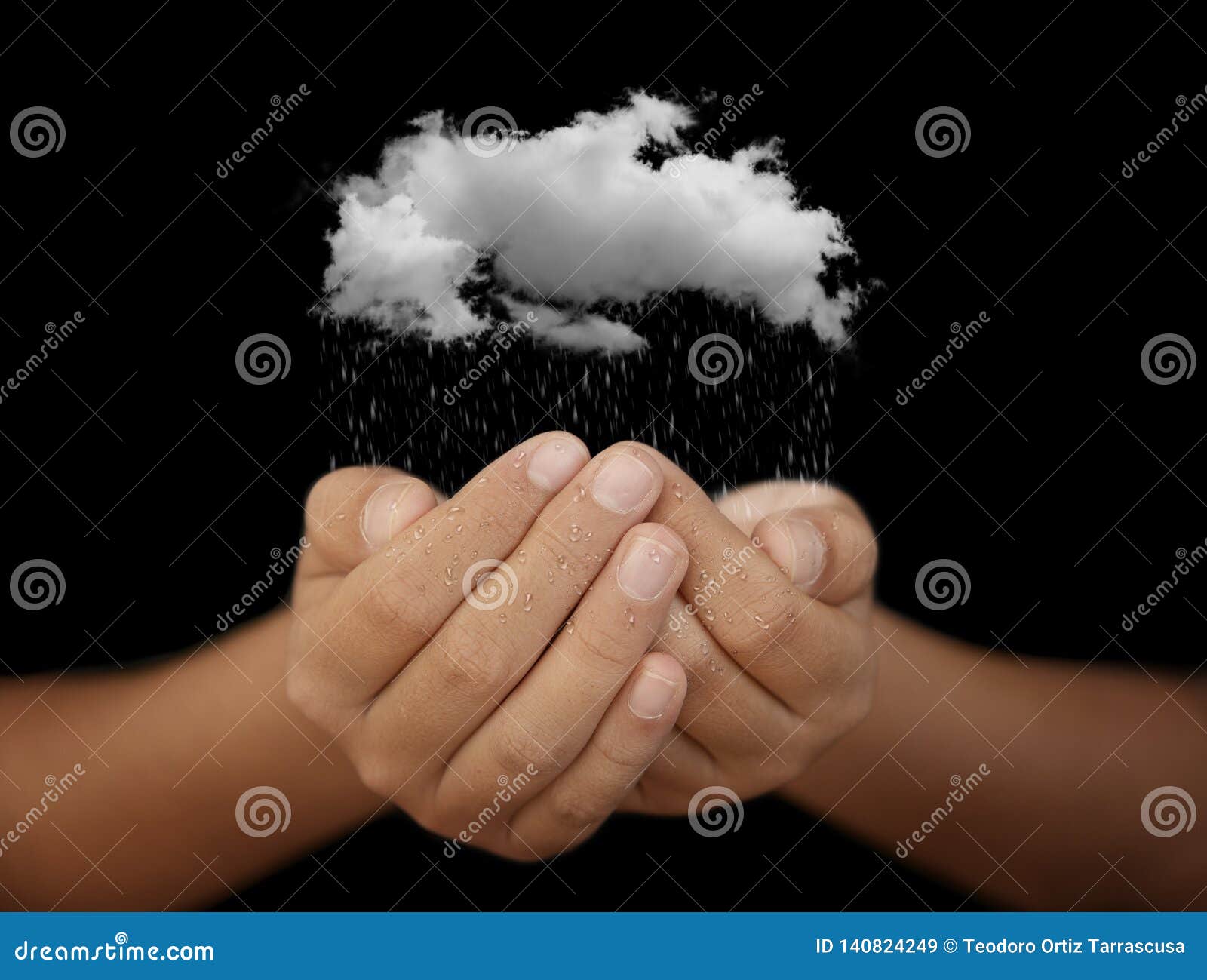 Hands with rain stock image. Image of graphic, robber - 140824249