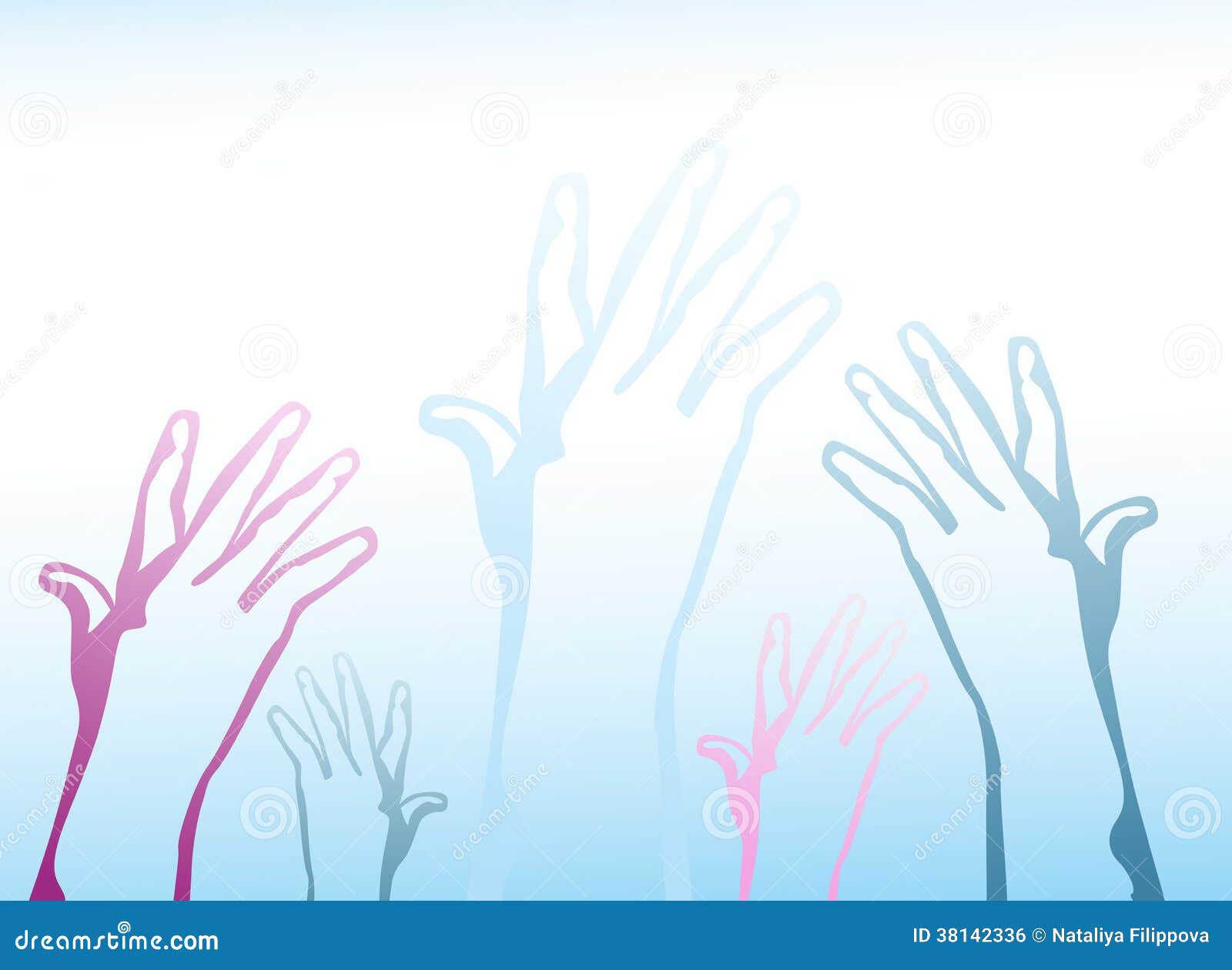 Hands reach up stock vector. Illustration of body, sketch - 38142336