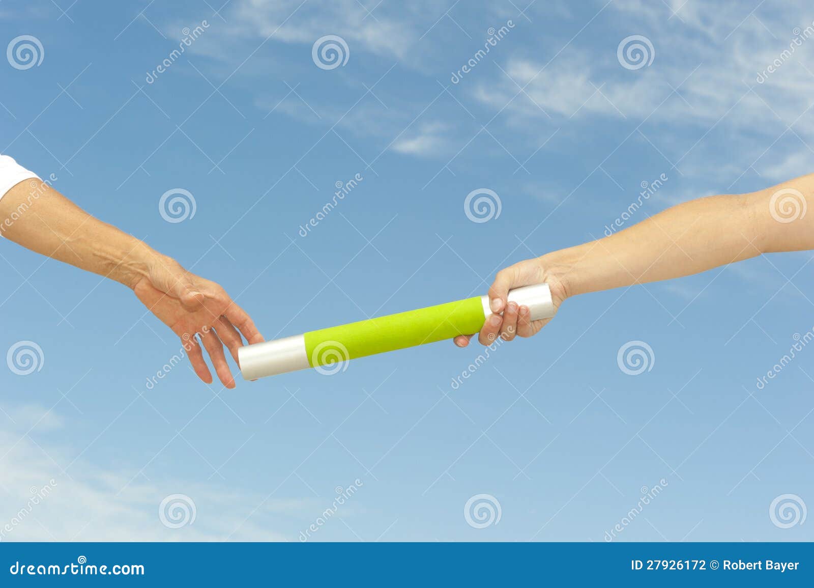 Hands Reaching Baton for Teamwork Stock Photo - Image of hands, giving ...