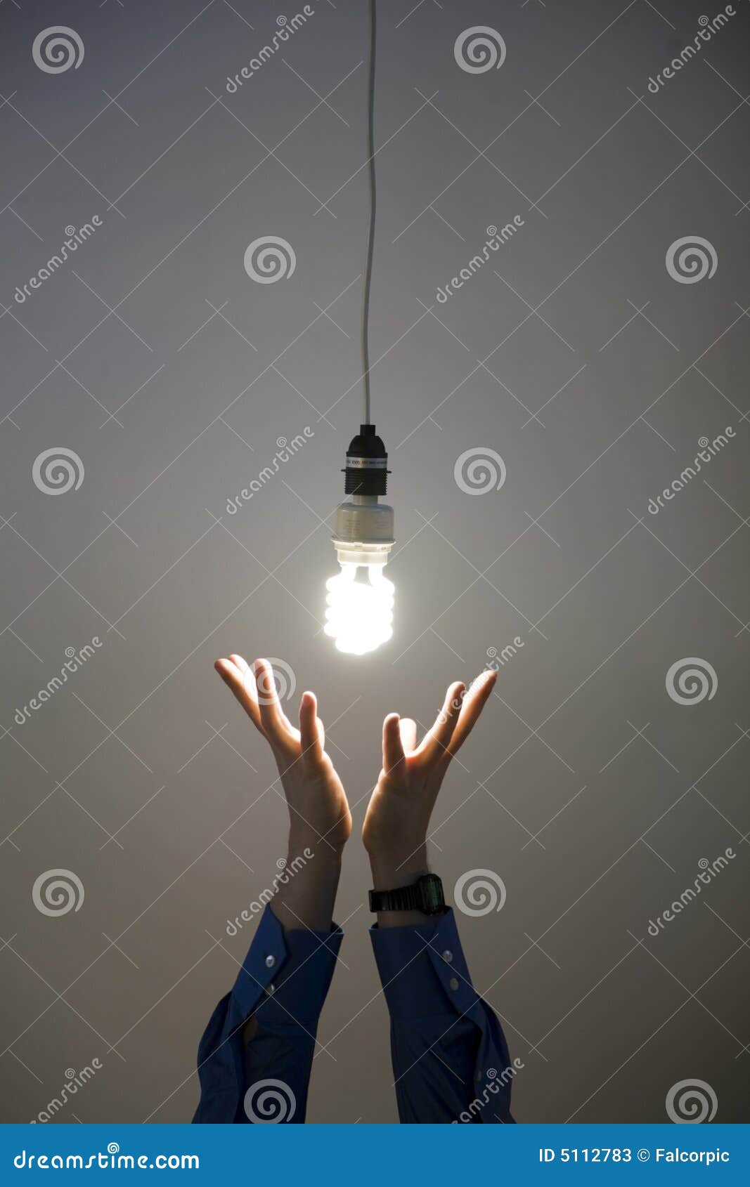 Hands Reaching for Light Bulb Stock Image - Image of bulb, light: 5112783