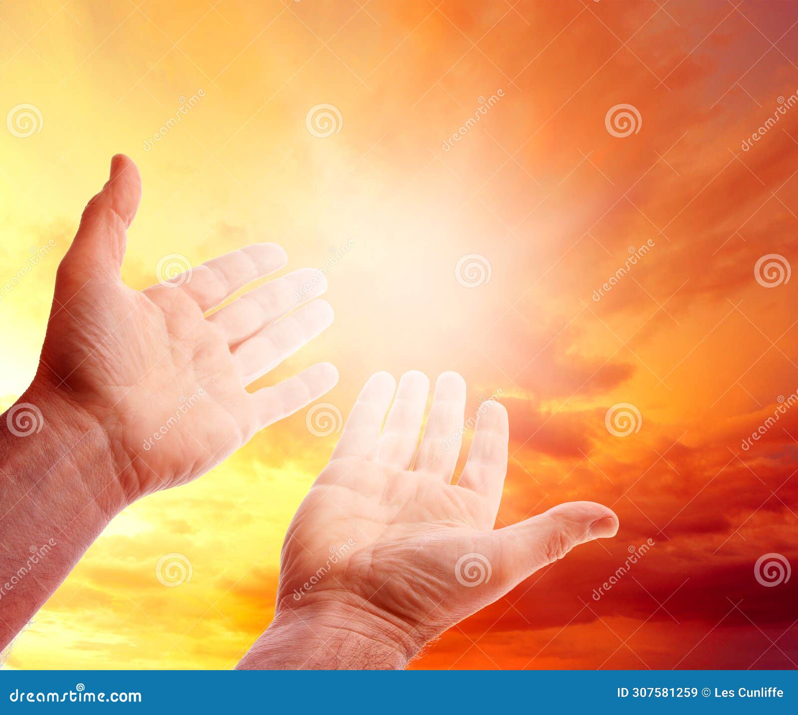 Hands in sky stock image. Image of nature, heaven, belief - 307581259