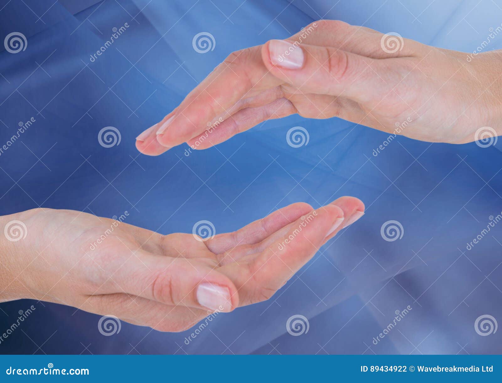 Hands Reaching Together Against Abstract Background Stock Photo - Image ...