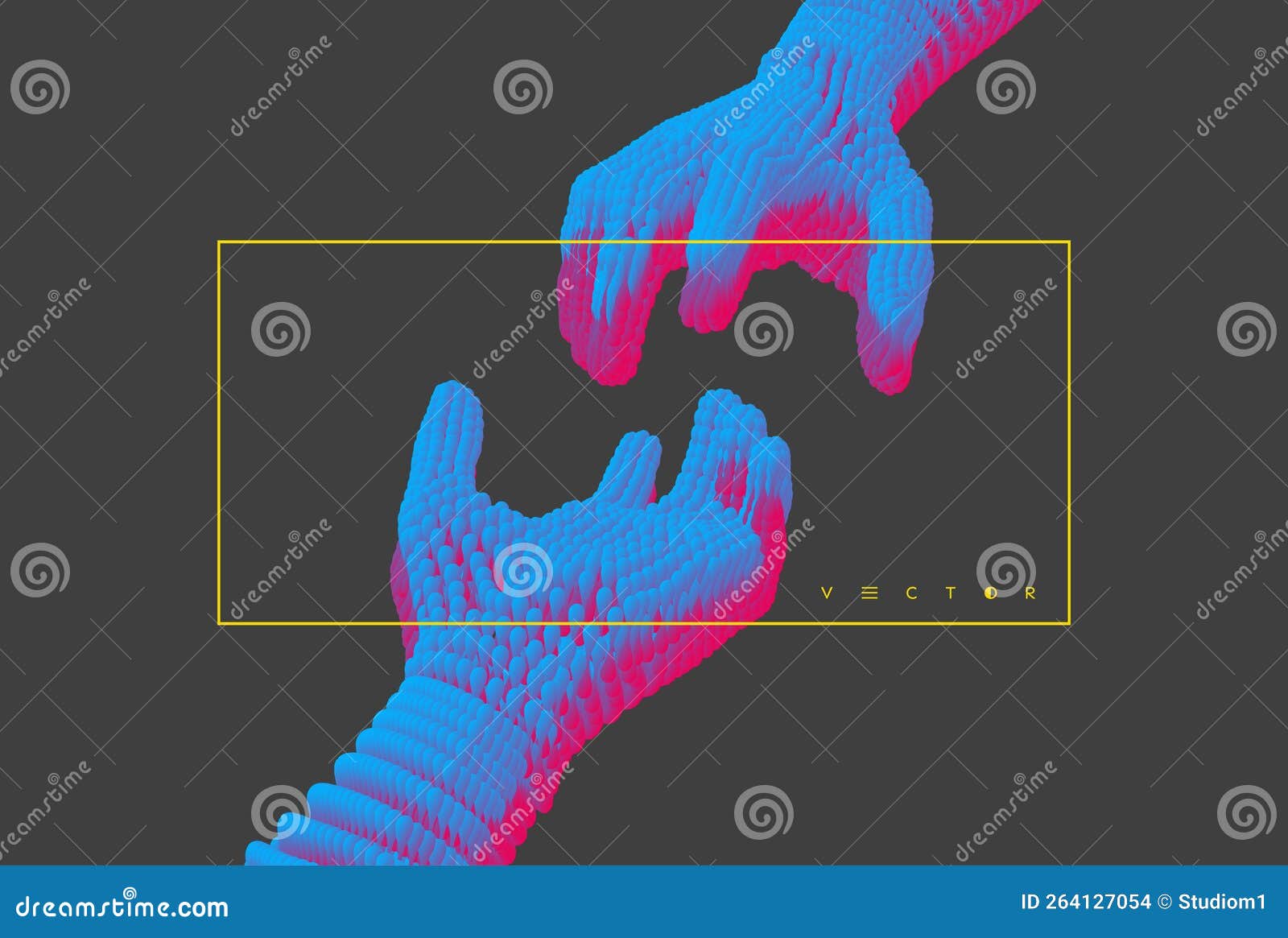 Hands Reaching Towards Each Other. Concept of Human Relation ...