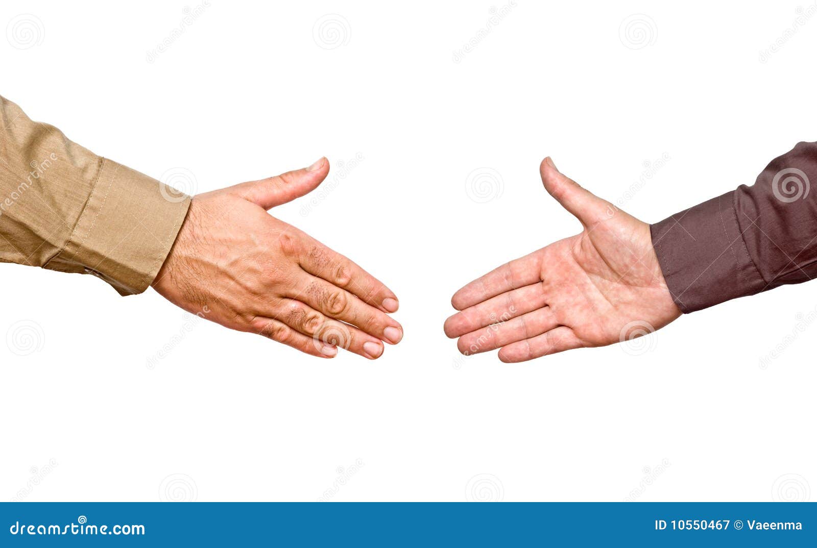 Hands Ready for Handshaking Stock Image - Image of gesturing, close ...