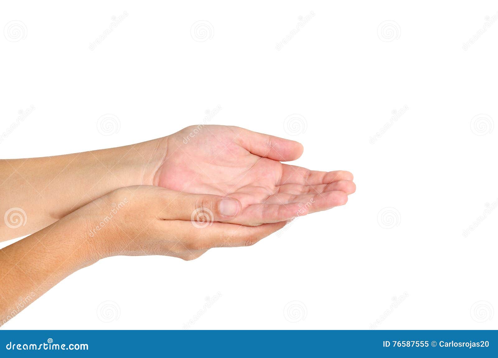 Hands receiving stock image. Image of female, together - 76587555